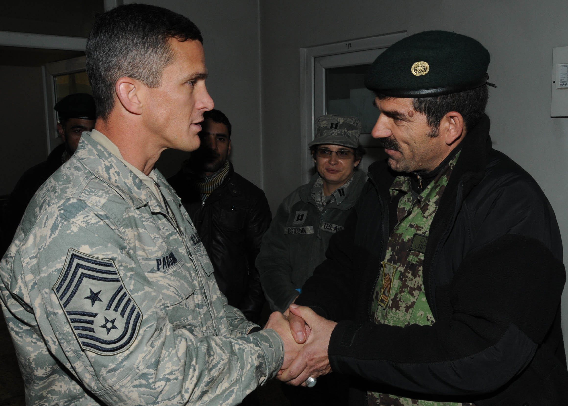 AFCENT command chief visits Afghan Air Force Airmen and coalition ...