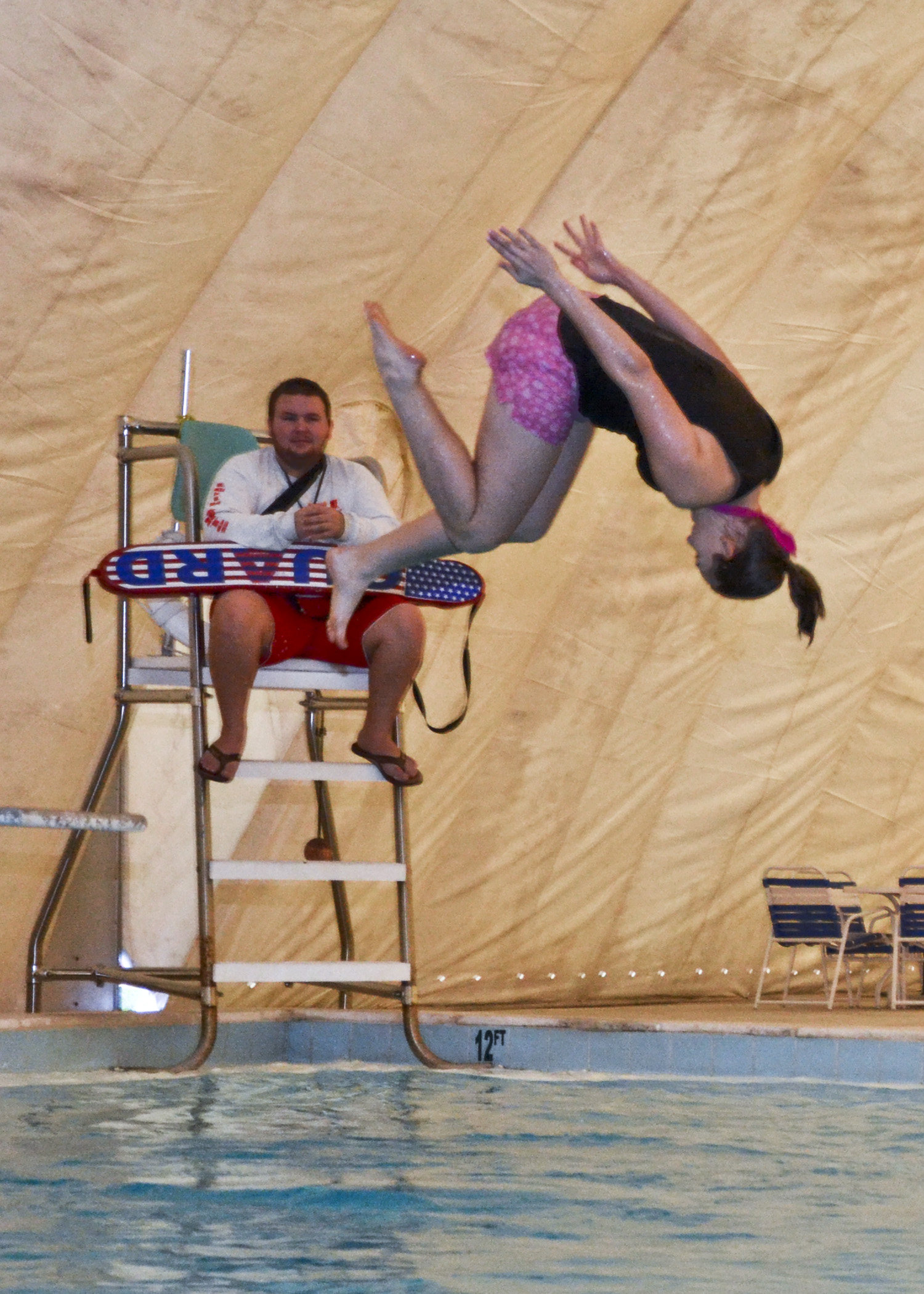 Eglin's winter pool party makes waves > Eglin Air Force Base > News