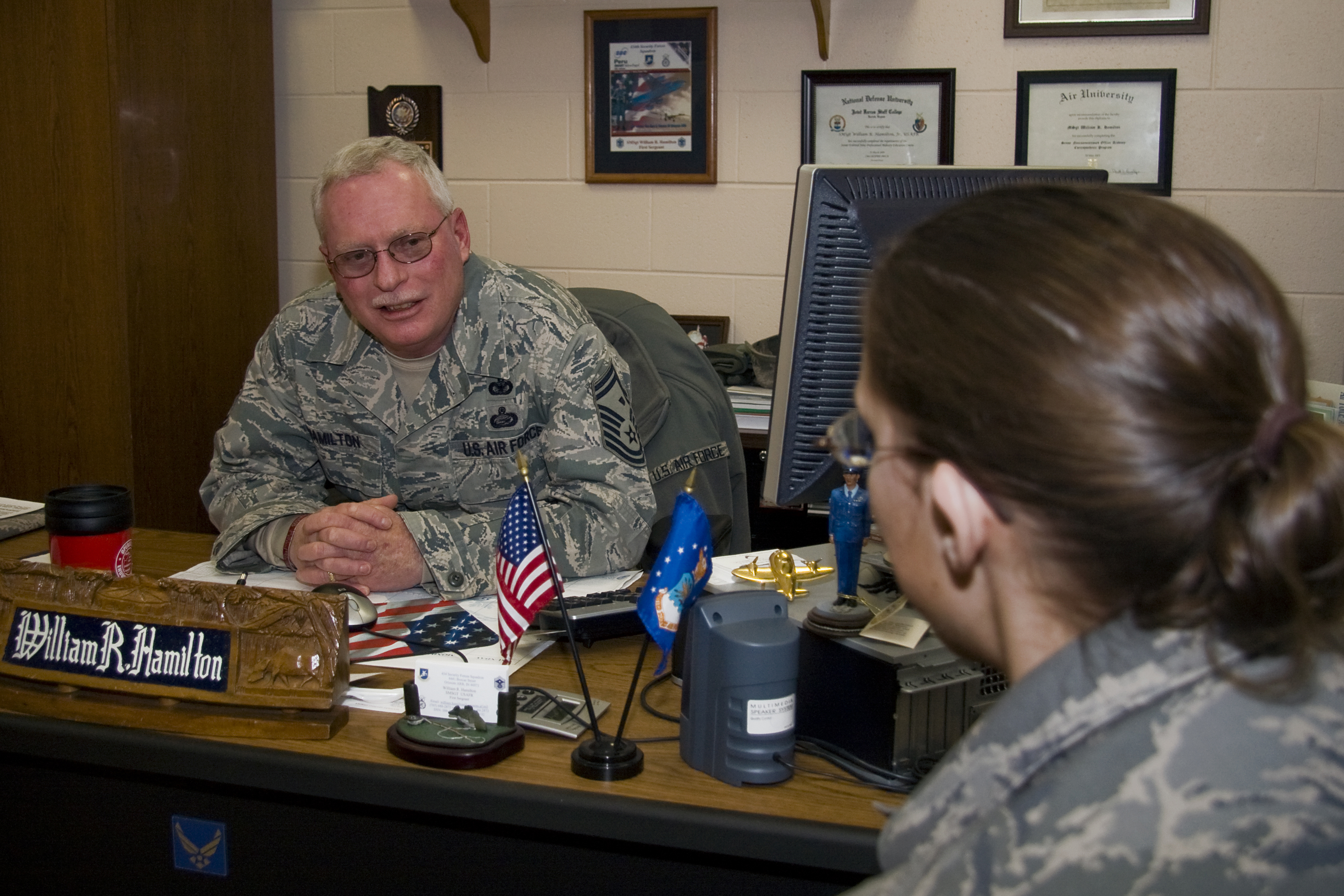 Diamond in the rough: Recently deployed first sergeant is 434th ARW's ...