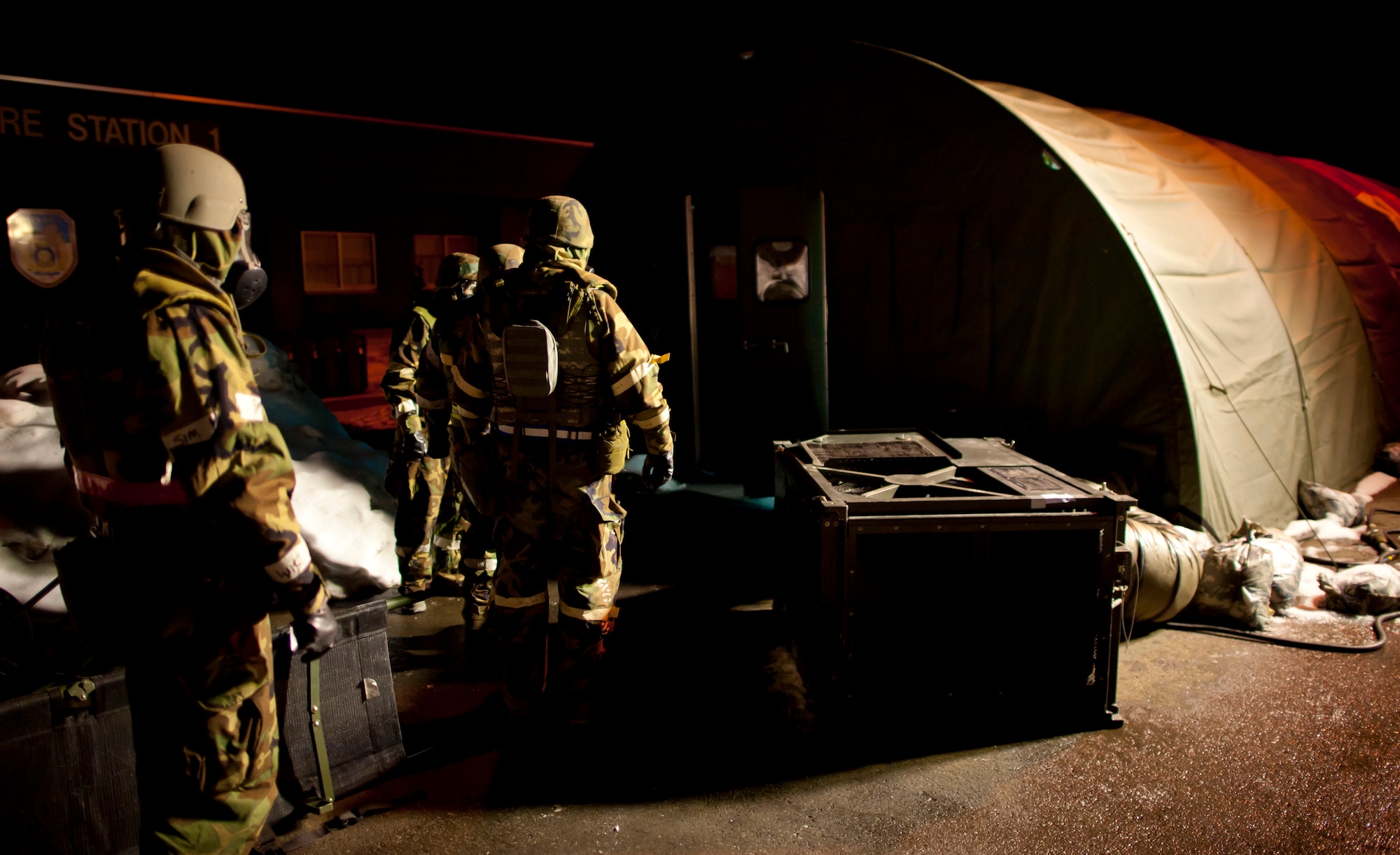 35 MDG: Treating the 'slimed' > Misawa Air Base > Article Display