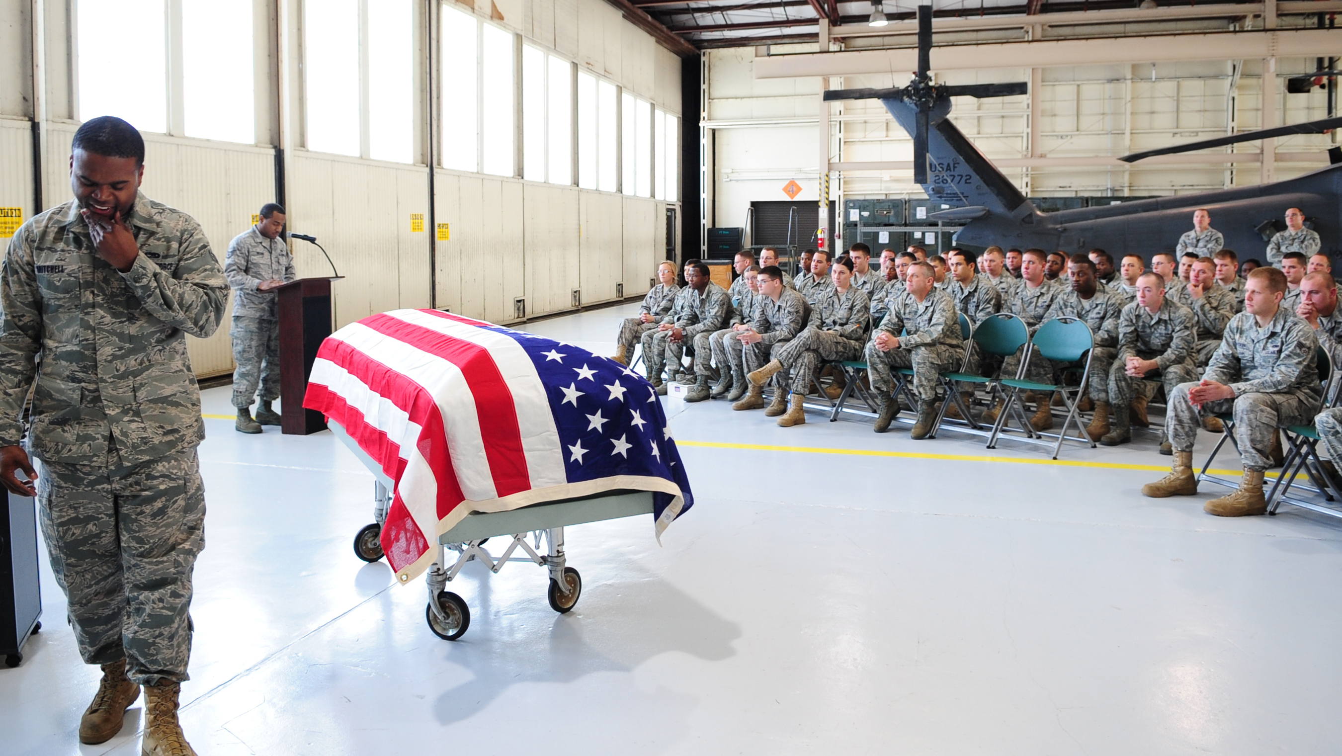 Airman charged with DUI speaks at own memorial service > Moody Air ...