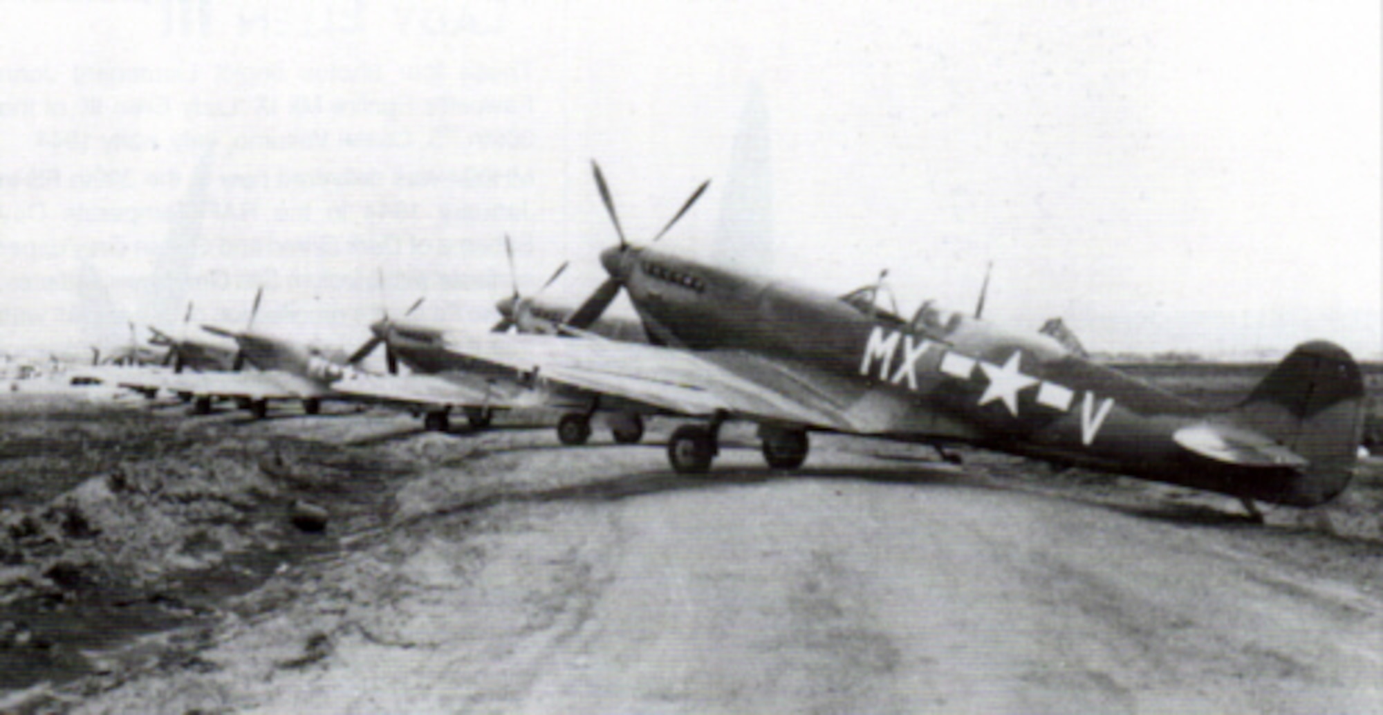 This Week in 31st Fighter Wing History: 31st FG Spitfires at Castel ...
