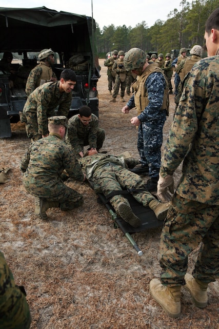Training for no shock in shock trauma platoon > 2nd Marine Logistics ...