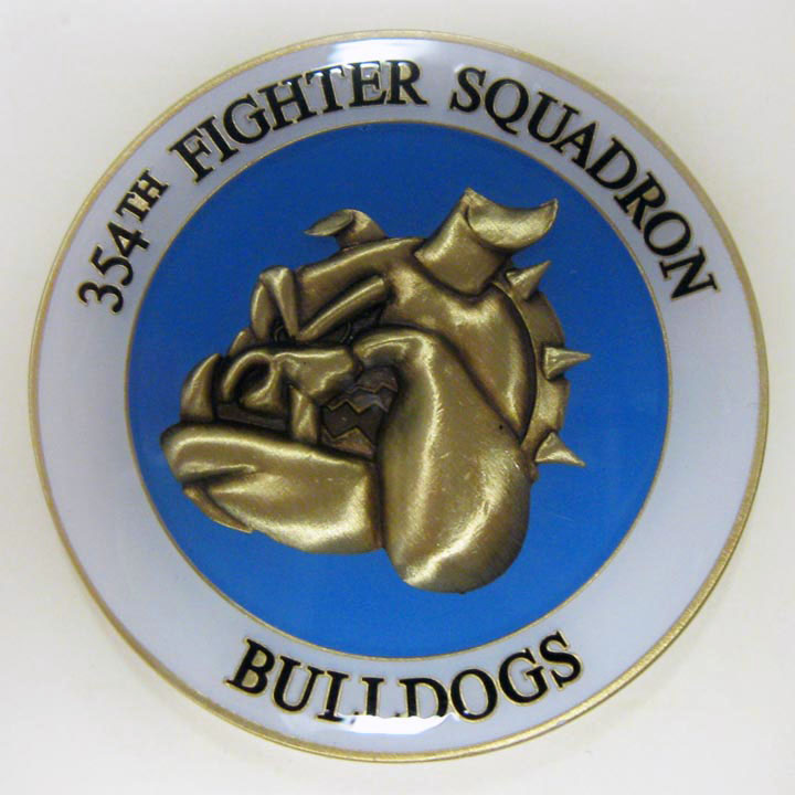 354th Fighter Squadron Commander Challenge Coin > National Museum of ...