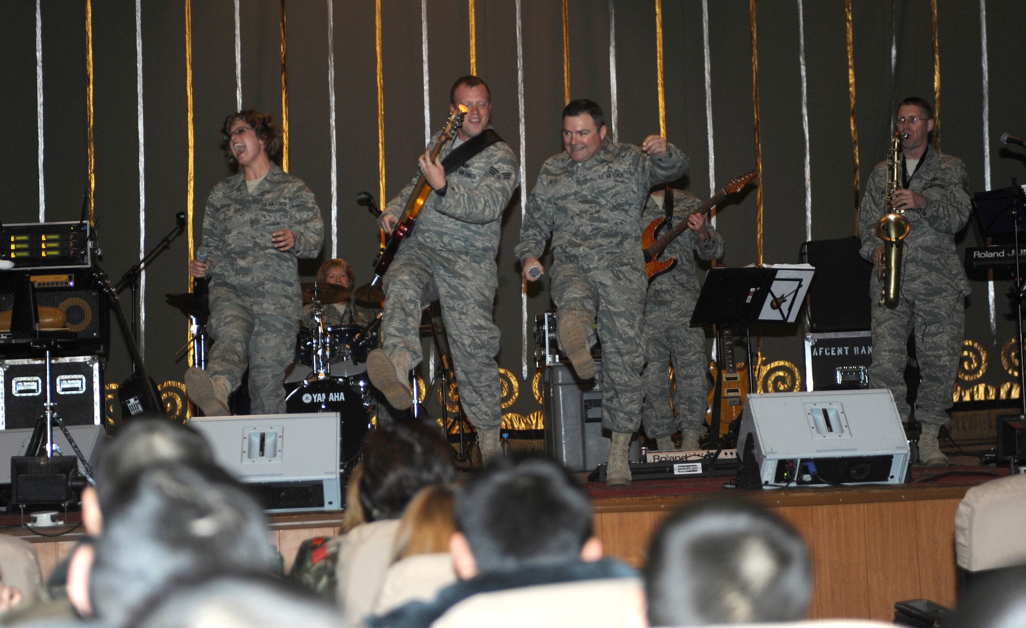 AFCENT Band Starlifter rocks Frunze-1 Air Base > U.S. Air Forces ...