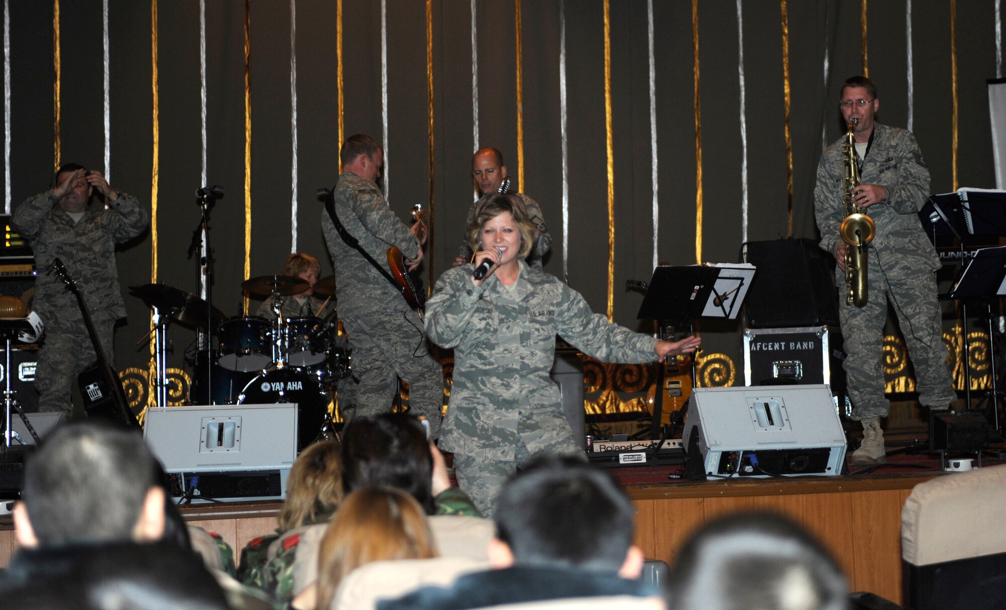 AFCENT Band Starlifter rocks Frunze-1 Air Base > U.S. Air Forces ...