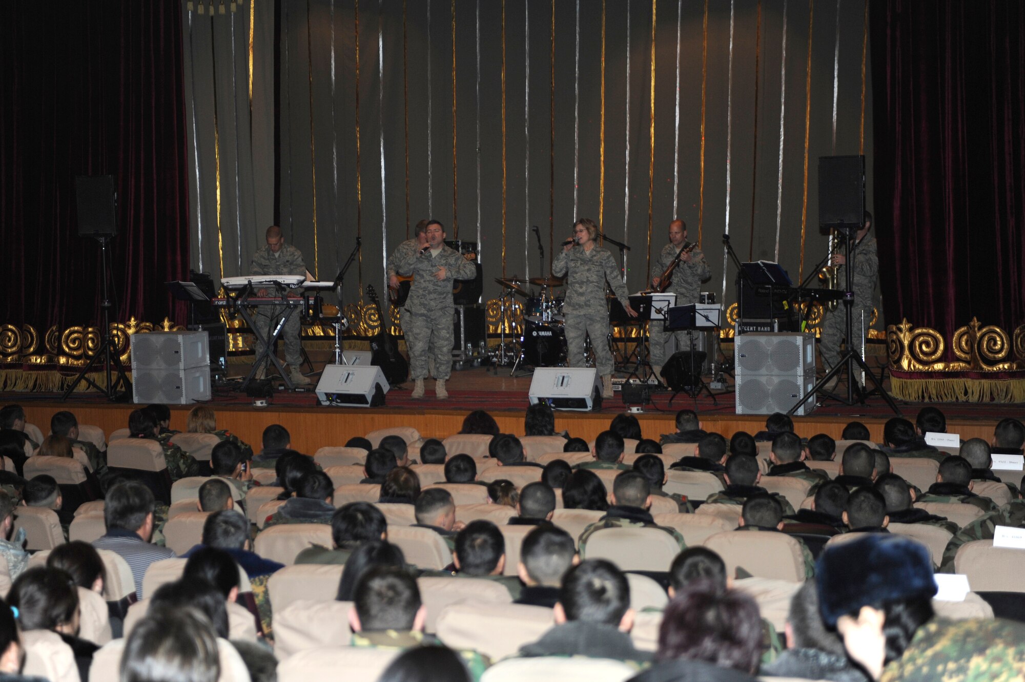 AFCENT Band Starlifter rocks Frunze-1 Air Base > U.S. Air Forces ...