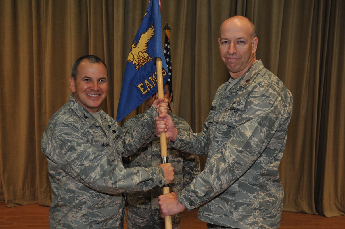 386th EAMXS ushers in new commander > U.S. Air Forces Central > Display