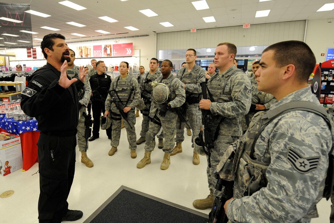 JBER police take aim at simulated active shooter