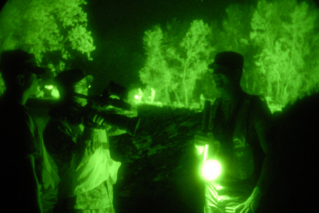 South Dakota National Guard performs night operations in Dakota Dunes ...