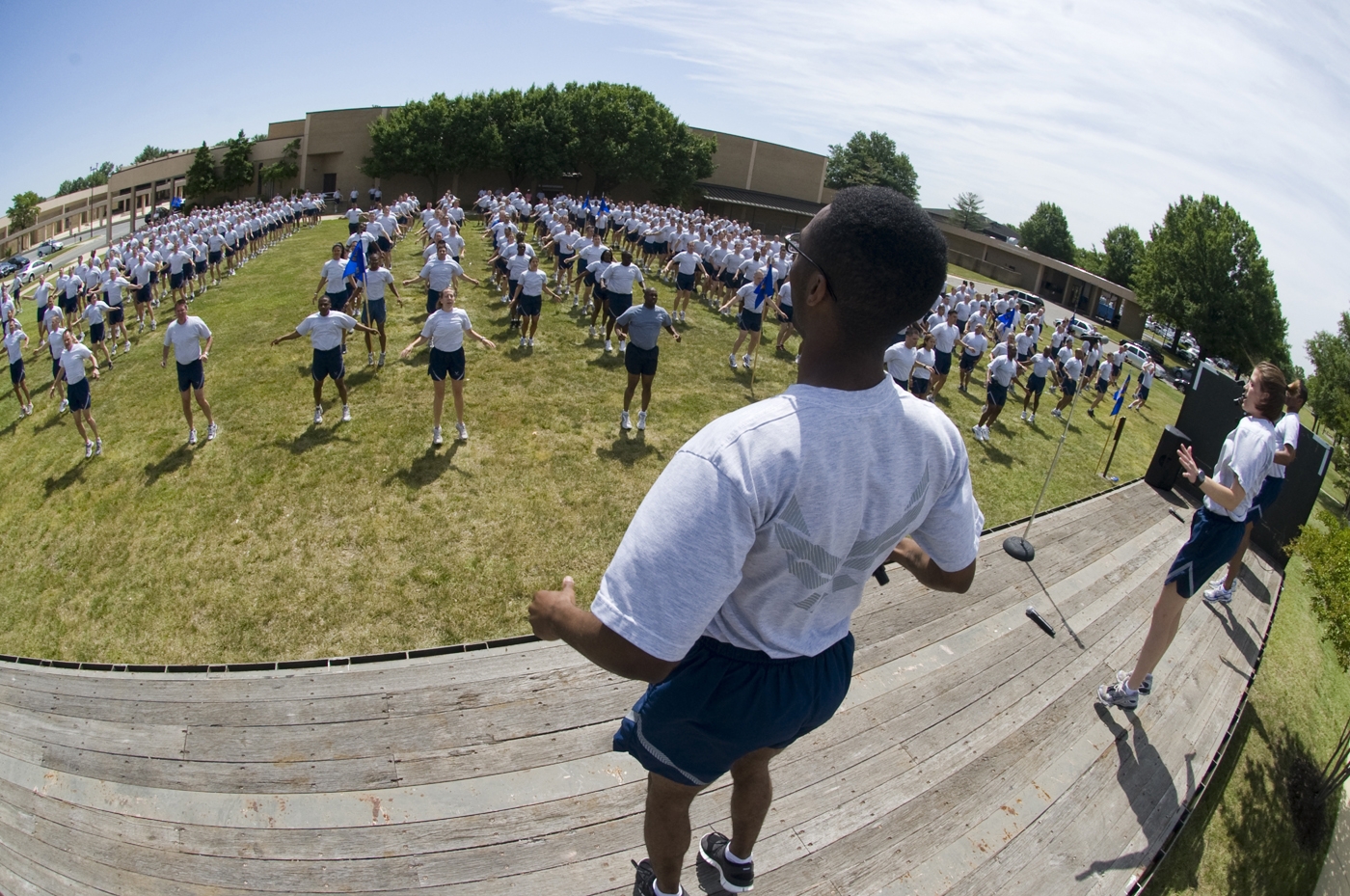 The "Chief's Own" meet the Wing Run challenge