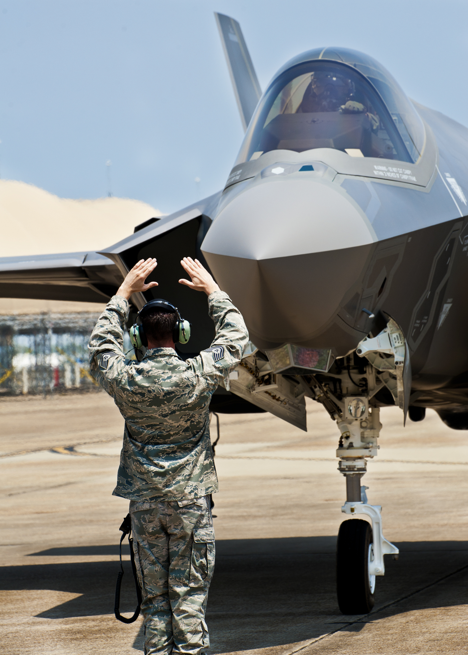 First F-35 arrives at Eglin > Eglin Air Force Base > Article Display