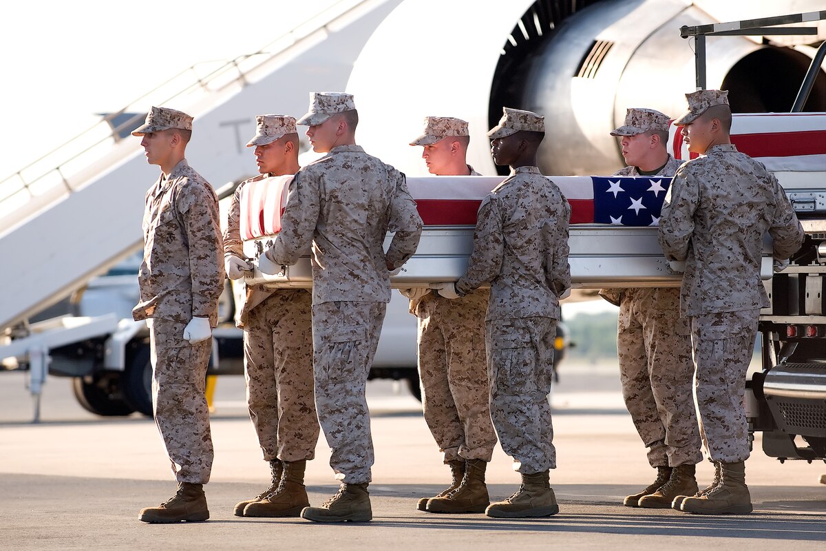 Marine Lance Cpl. Robert S. Greniger honored in dignified transfer July ...