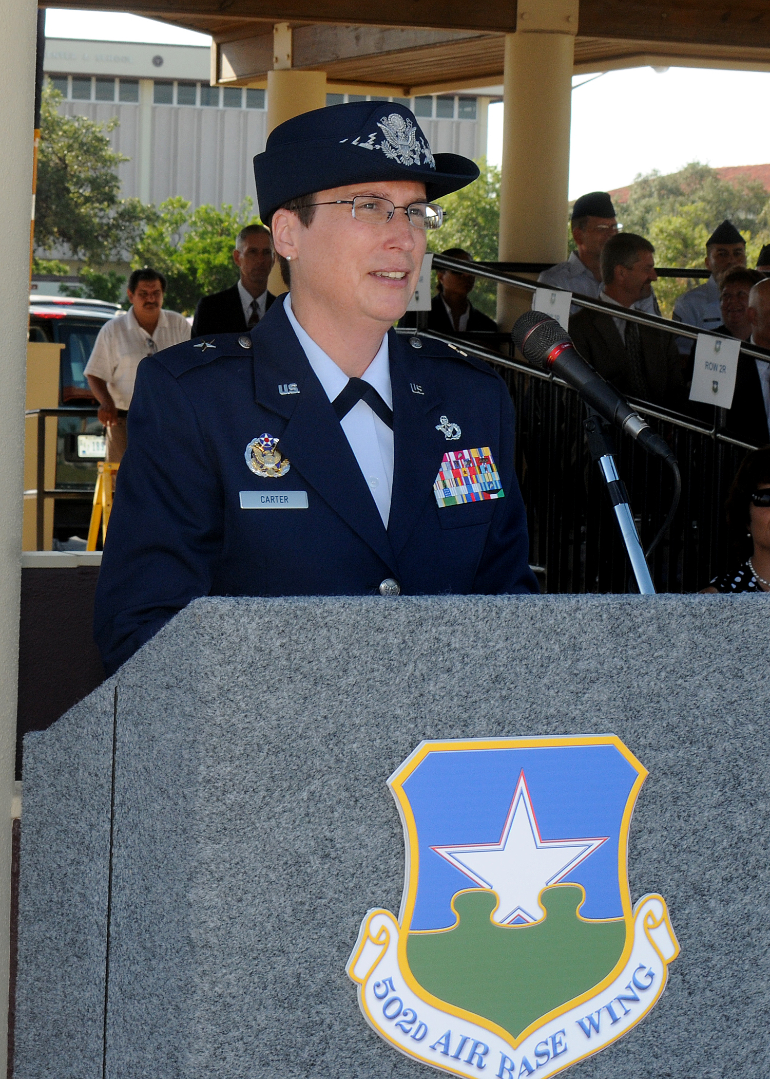 General Carter takes command of 502nd ABW in ceremony at FSH > Joint ...