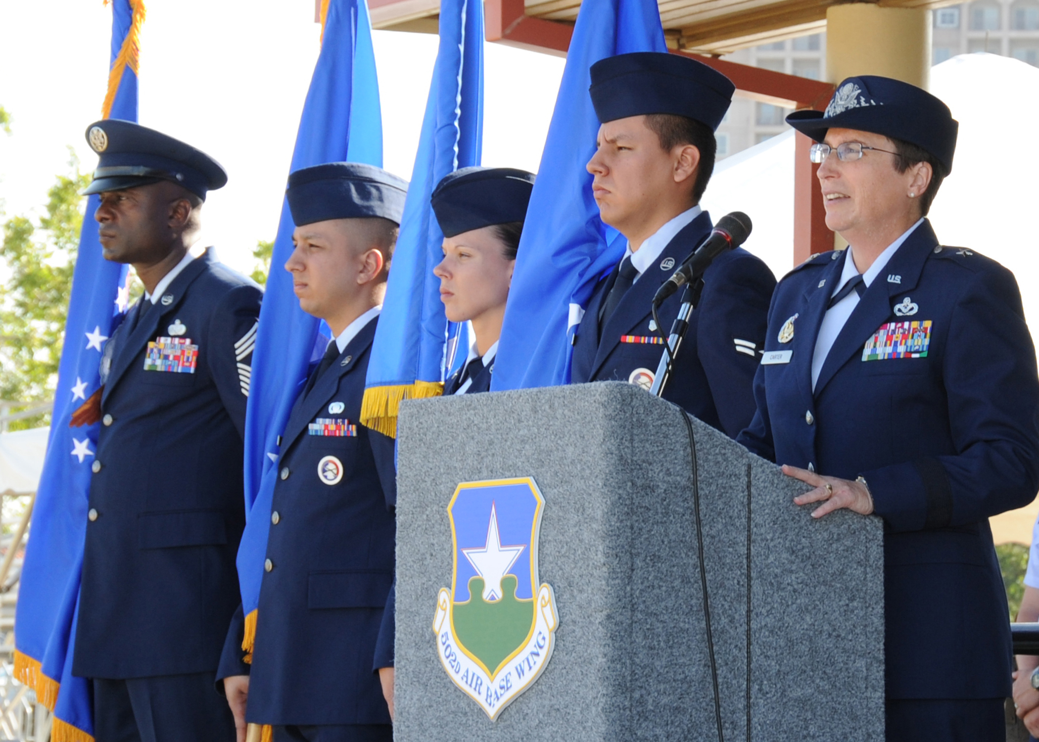 502nd ABW Change of Command