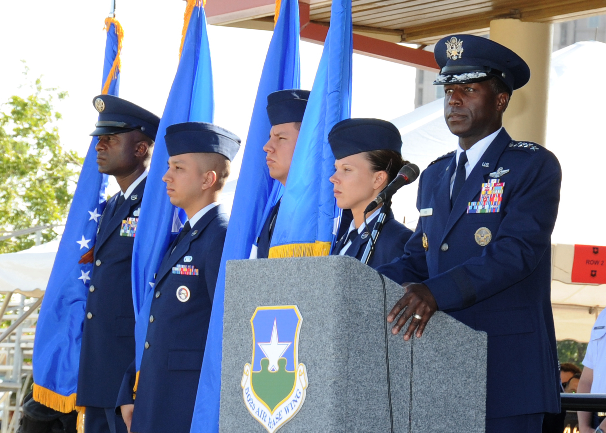 502nd ABW Change of Command