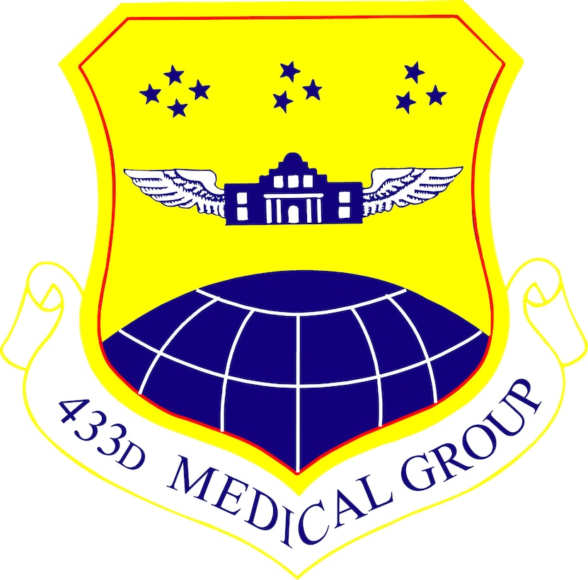 433rd Medical Group shield (Plain)
