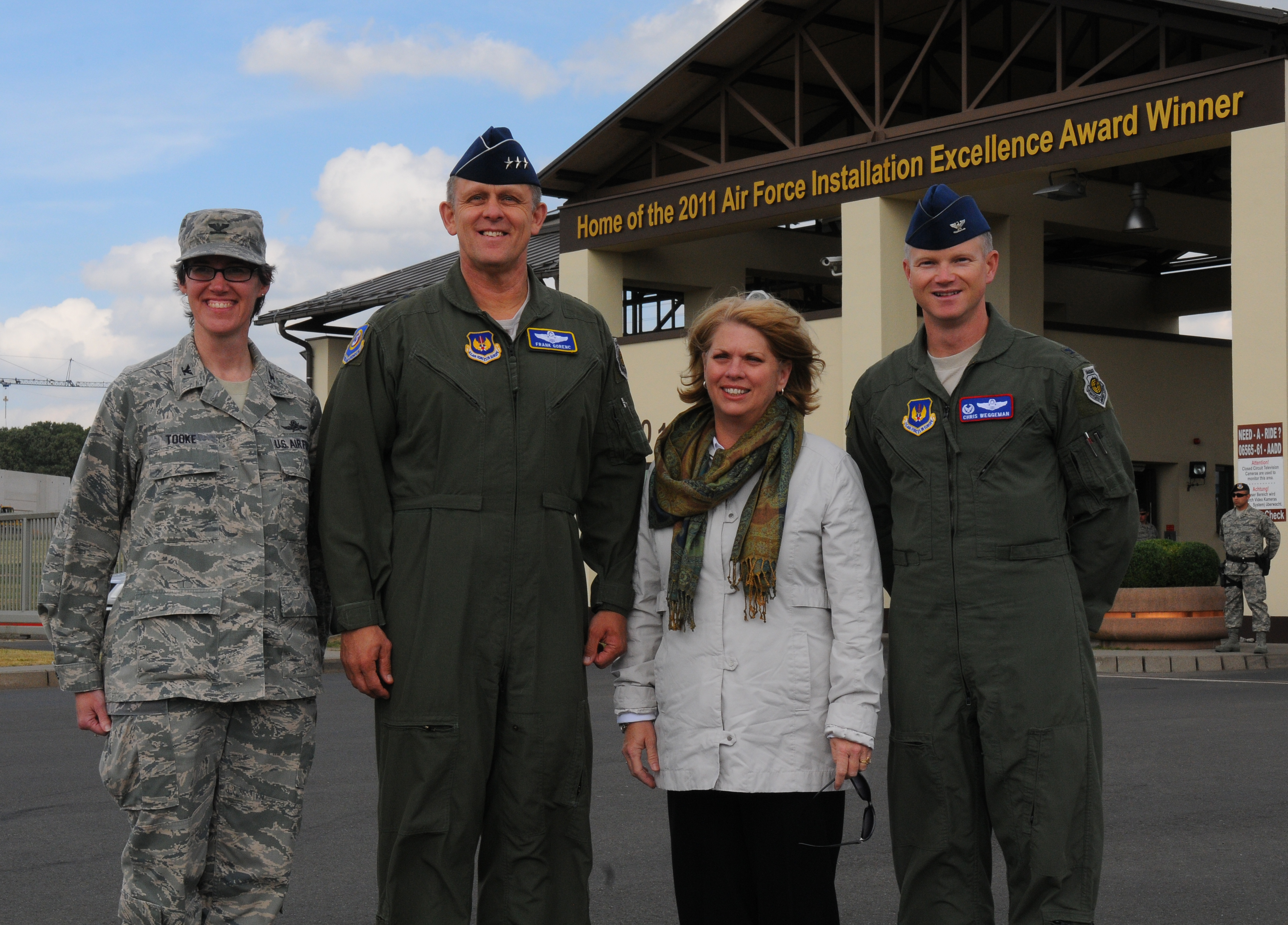 Lt. Gen. Gorenc visits Spangdahlem AB