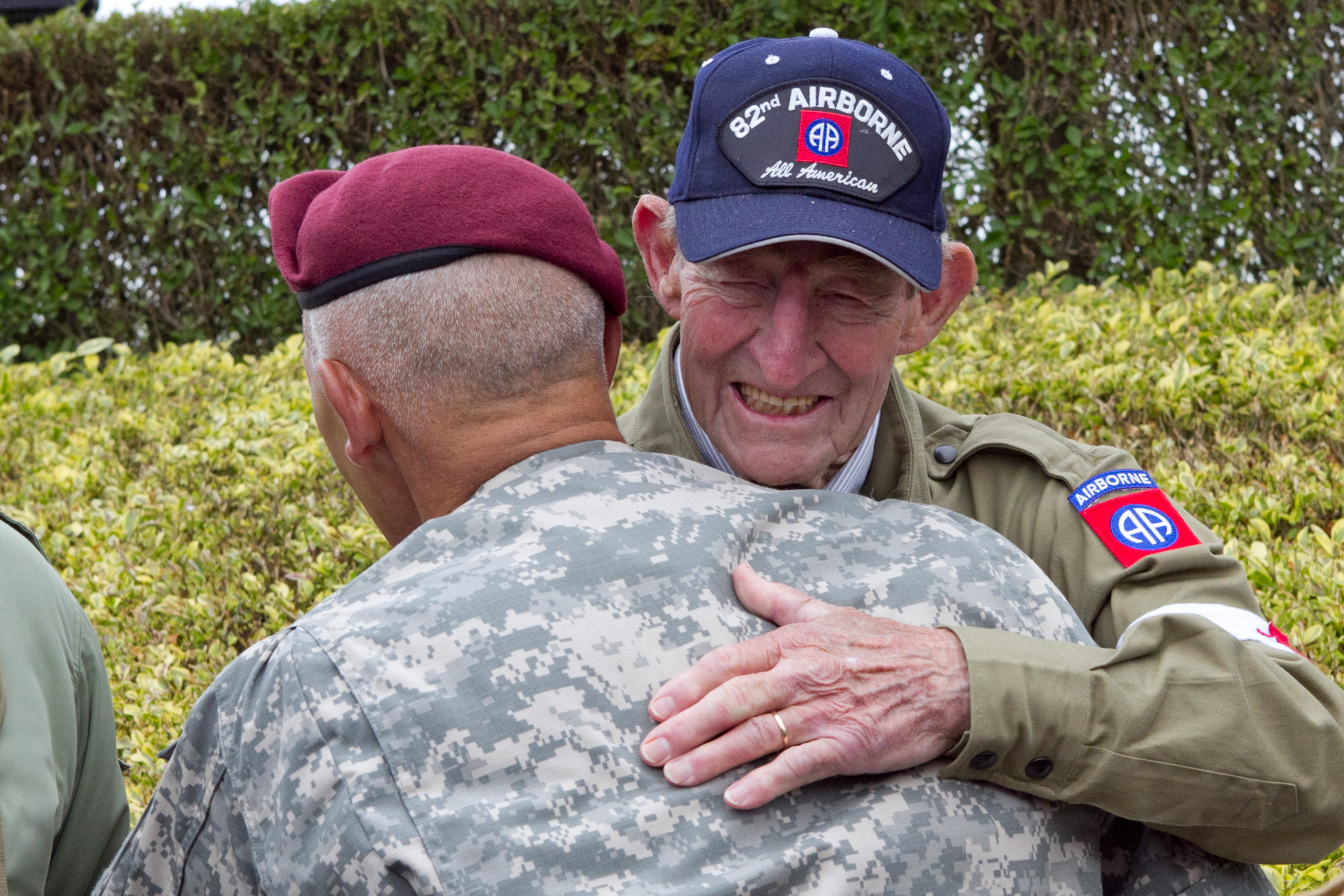 World War II veteran Fred Morgan, who jumped into Normandy as a paratrooper medic with the 82nd ...