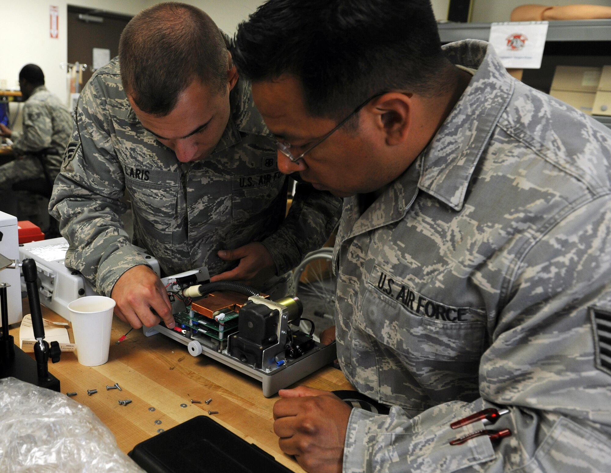 Medical maintenance support installs, inspects and repairs > Kunsan Air ...