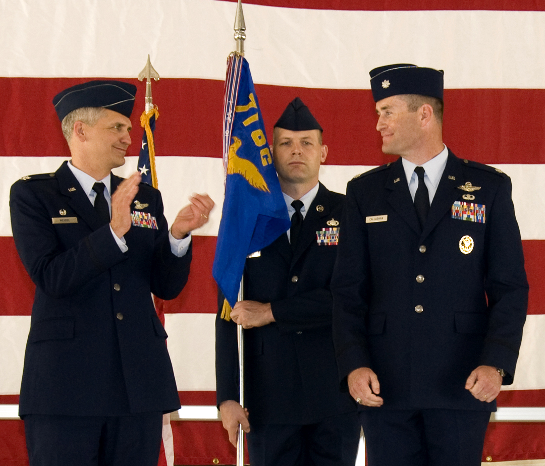 Callaghan takes command of 71st Operations Support Squadron at Vance ...