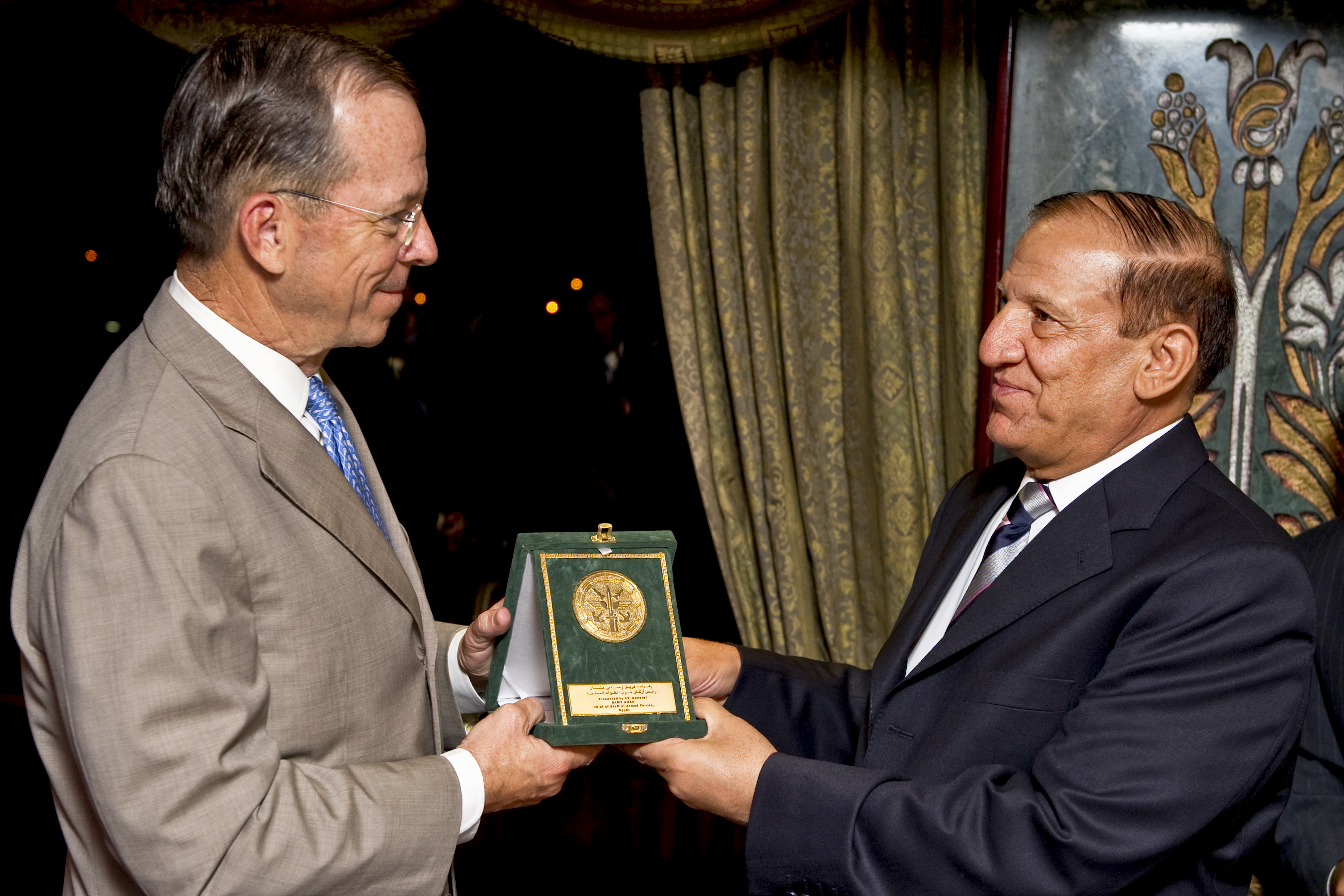Egyptian Army Lt. Gen. Sami Enan, chief of staff of the Egyptian Armed ...