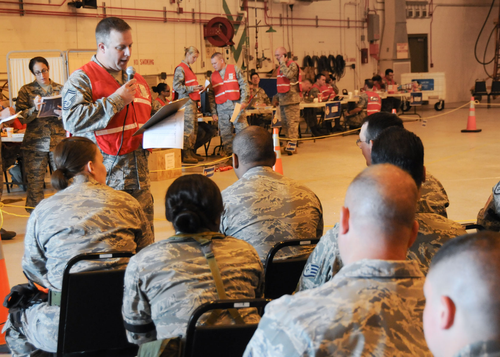 105AW Personnel Deployment Function welcomes airmen during recent exercise