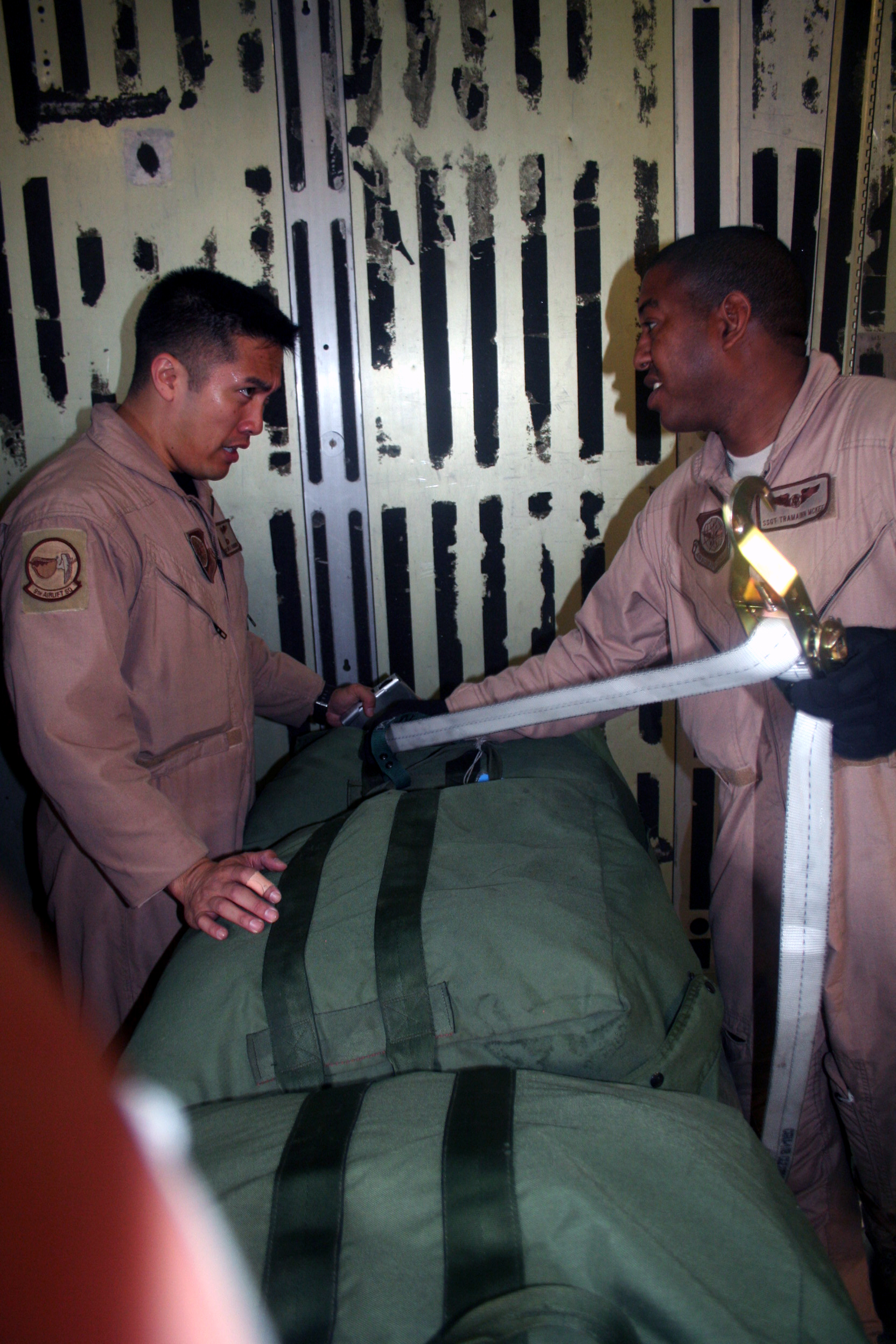 C-5 loadmaster discusses support for historic Arctic over-flight ...