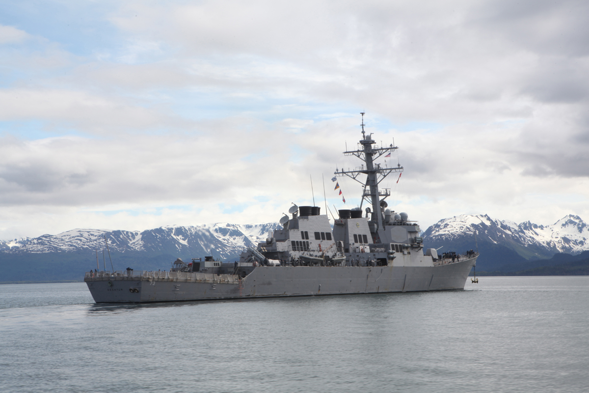 USS Decatur brings naval edge to Alaska > Joint Base Elmendorf ...
