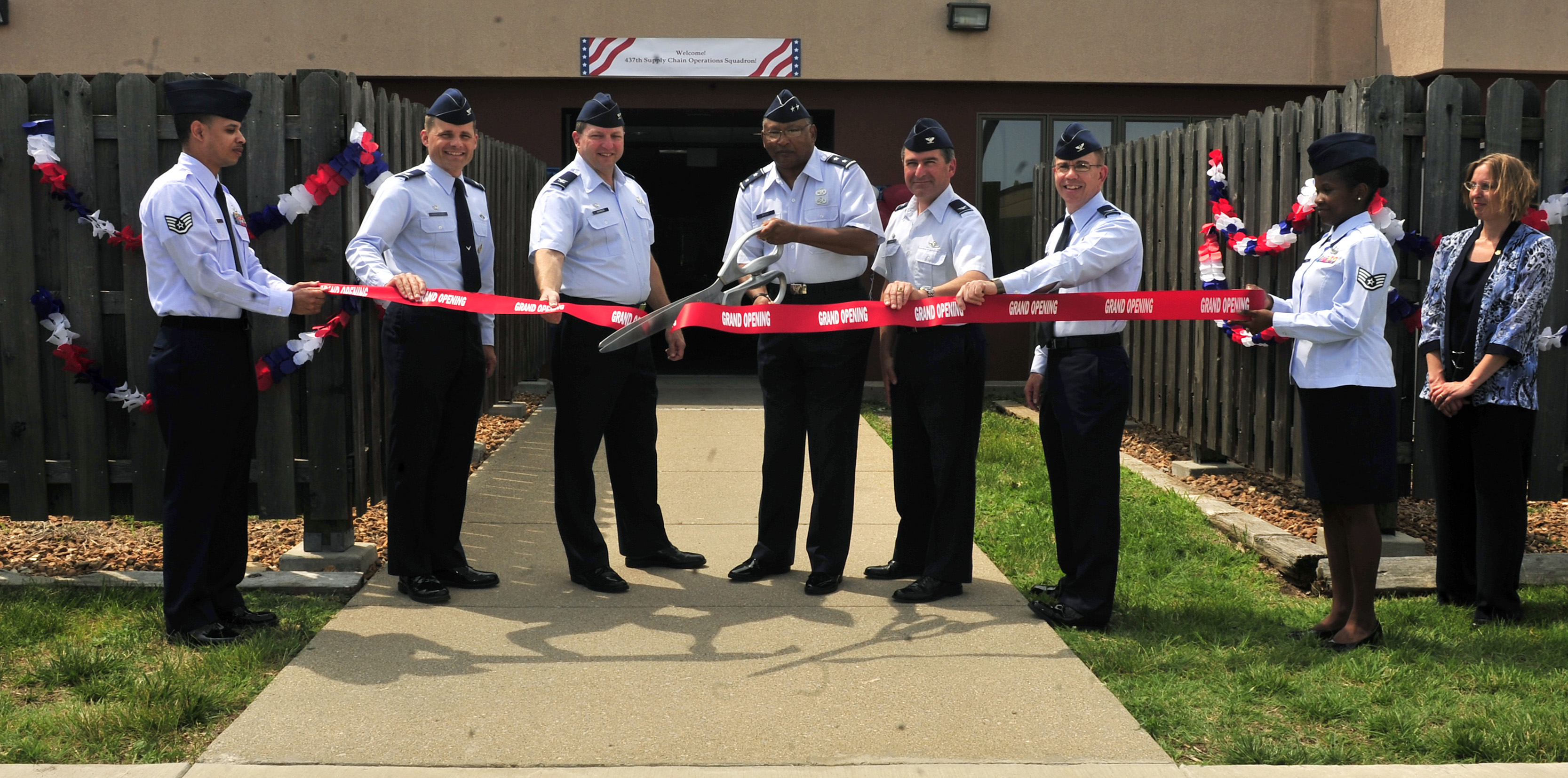 437th Supply Chain Operations Squadron building opens for business