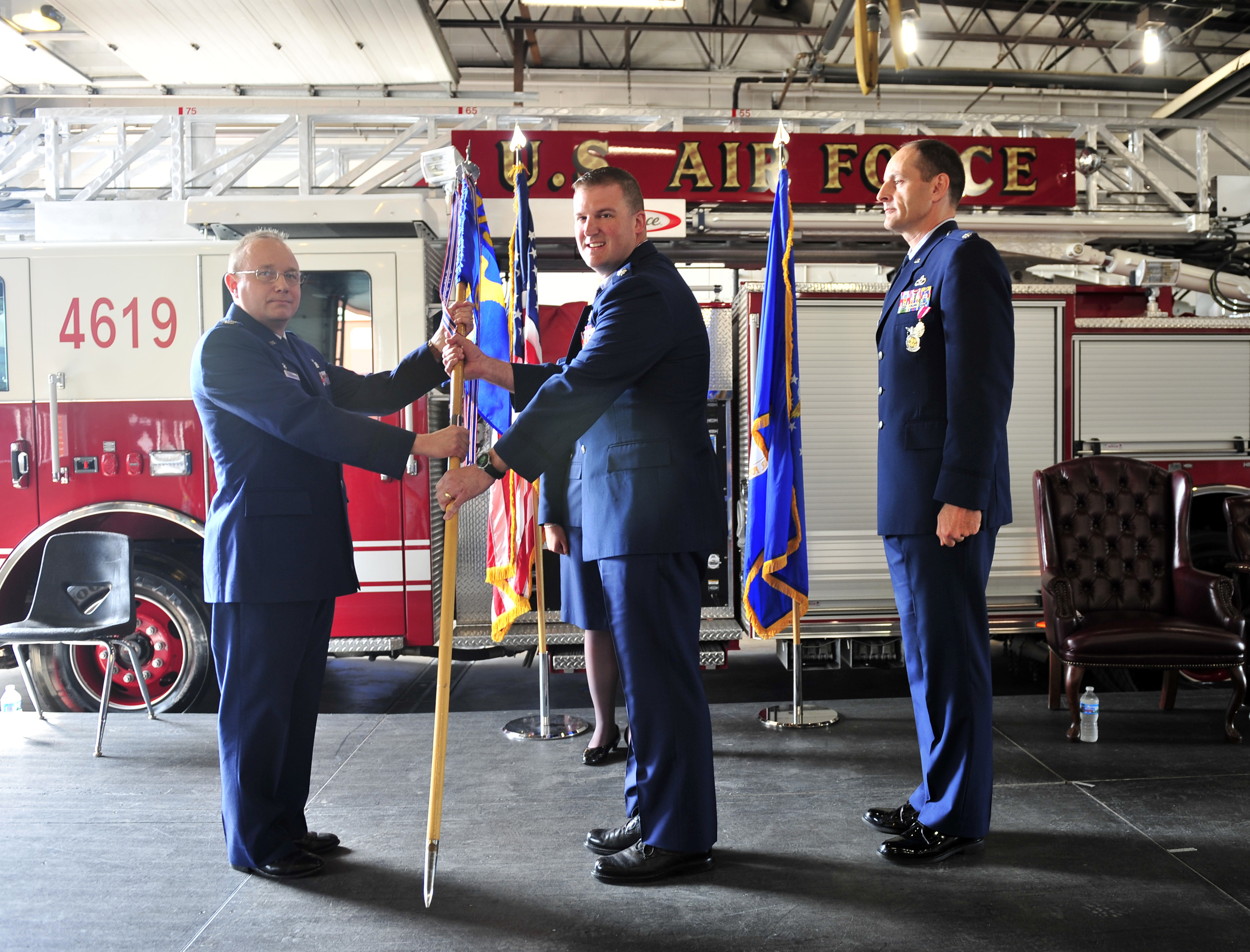 375th Civil Engineer Squadron Change of Command