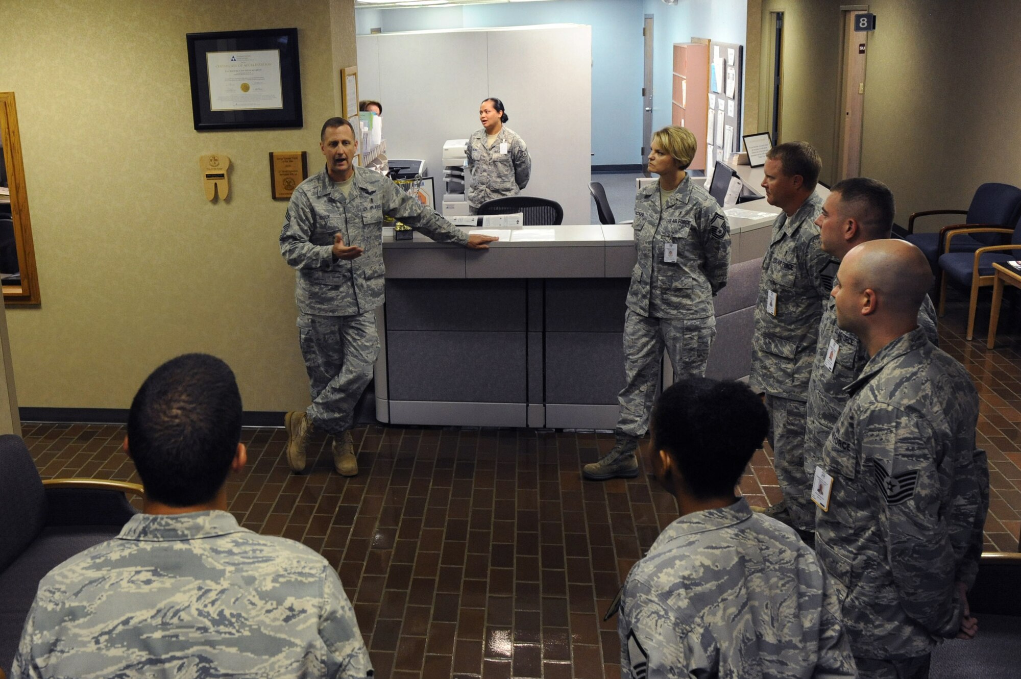 Chief of medical enlisted force visits Barksdale > Barksdale Air Force ...