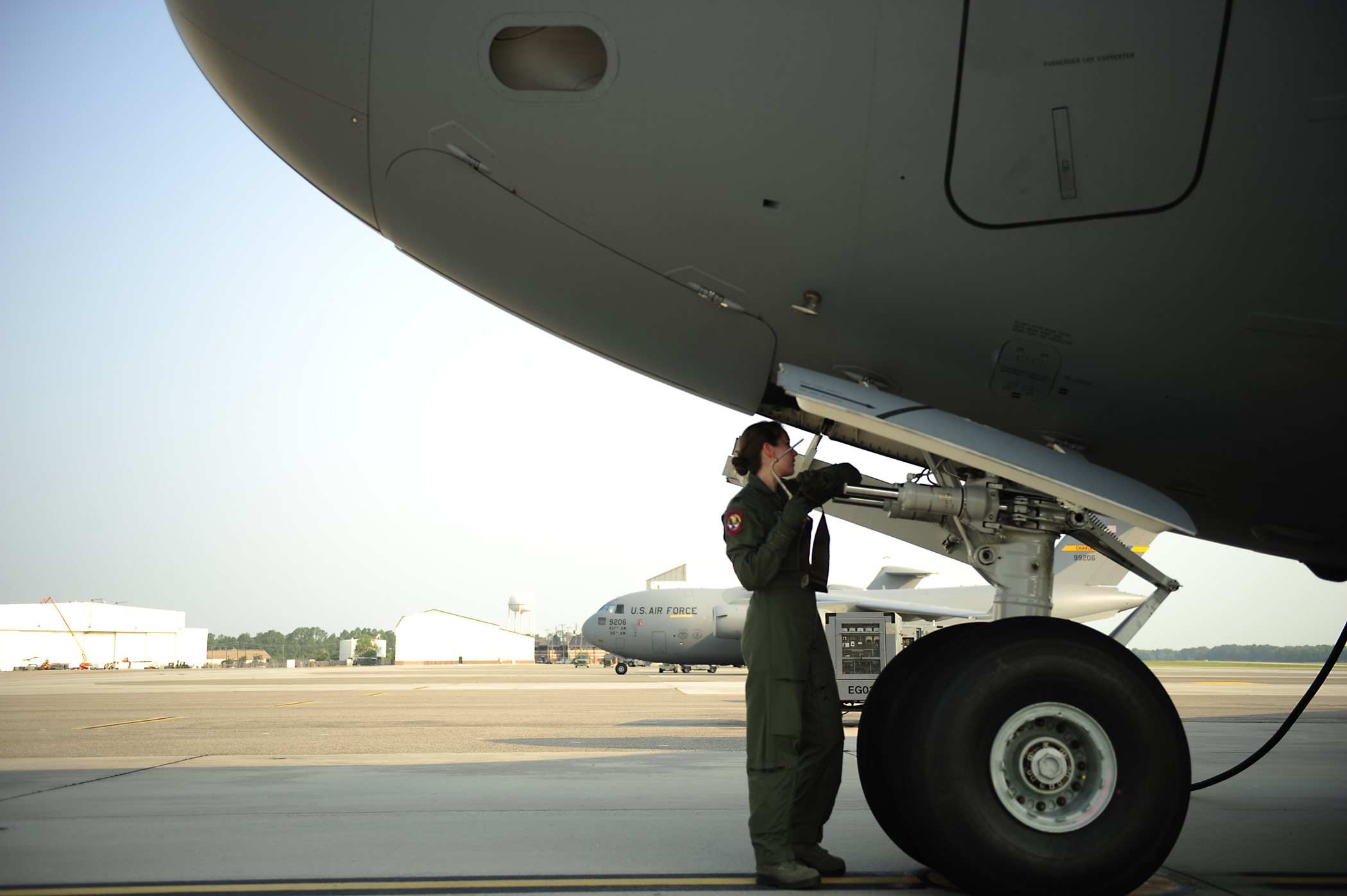 Getting ready to fly