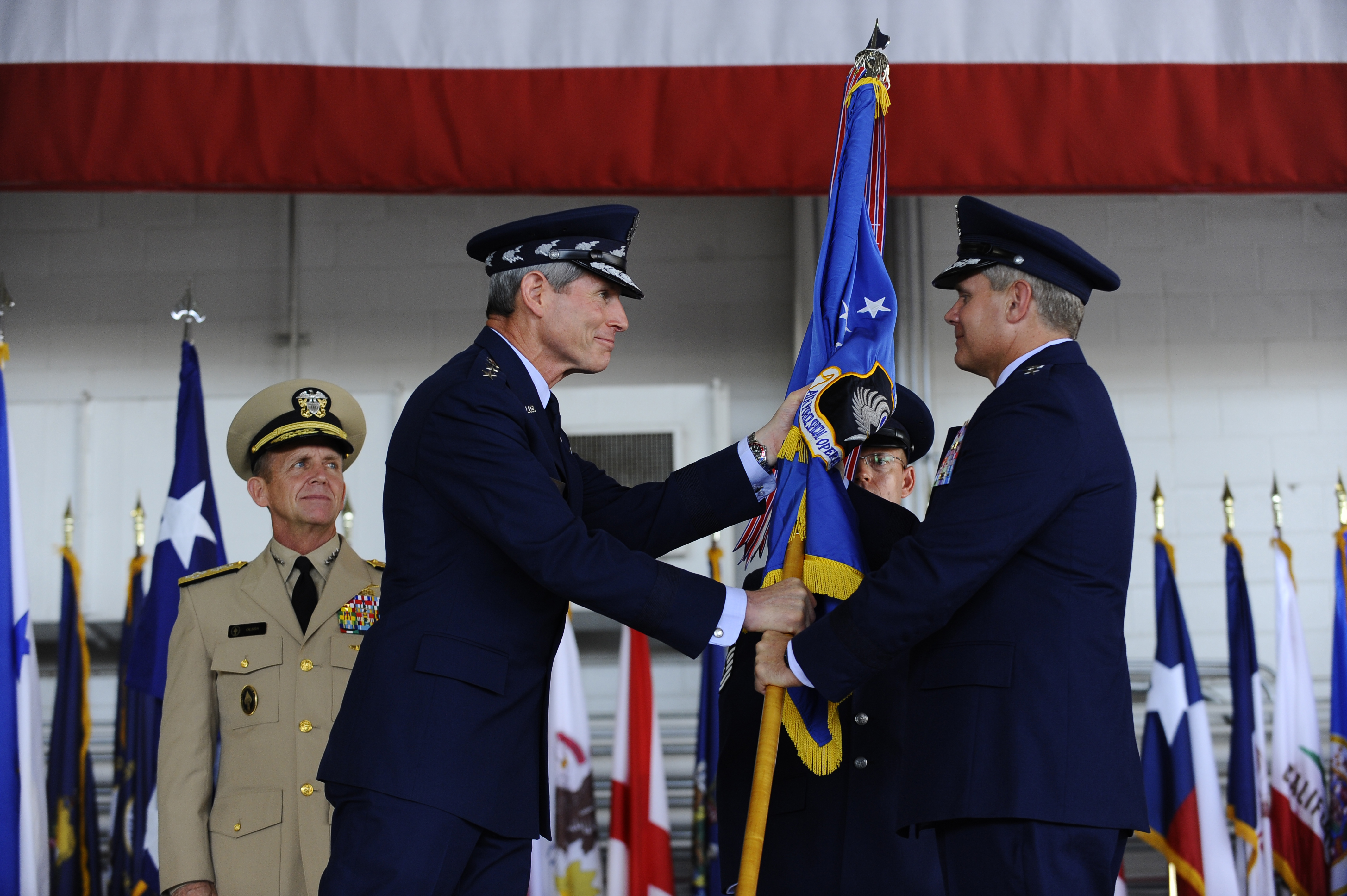 Headquarters AFSOC passes guidon to new commander > United States ...