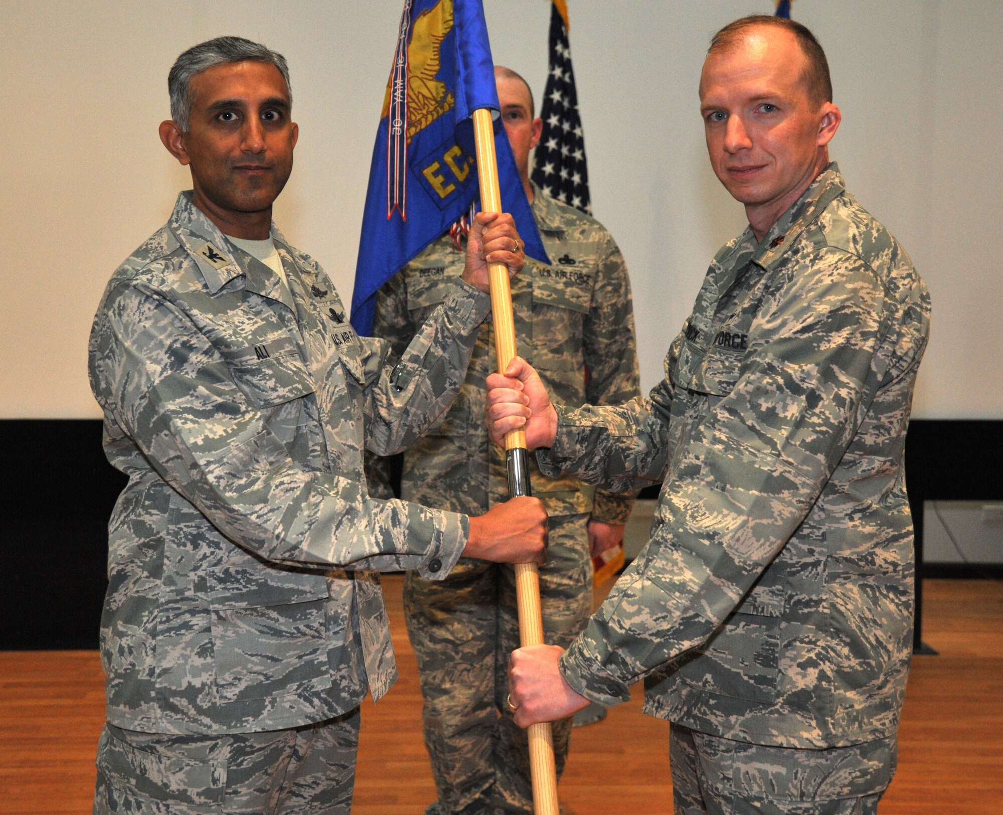 386th ECS ushers in new commander > U.S. Air Forces Central > Display