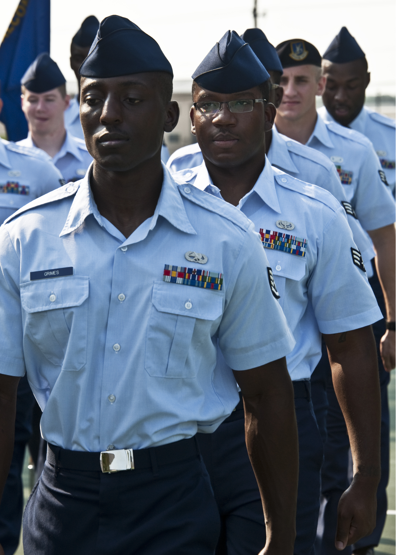 Airmen step in time at ALS drill practice > Eglin Air Force Base > News