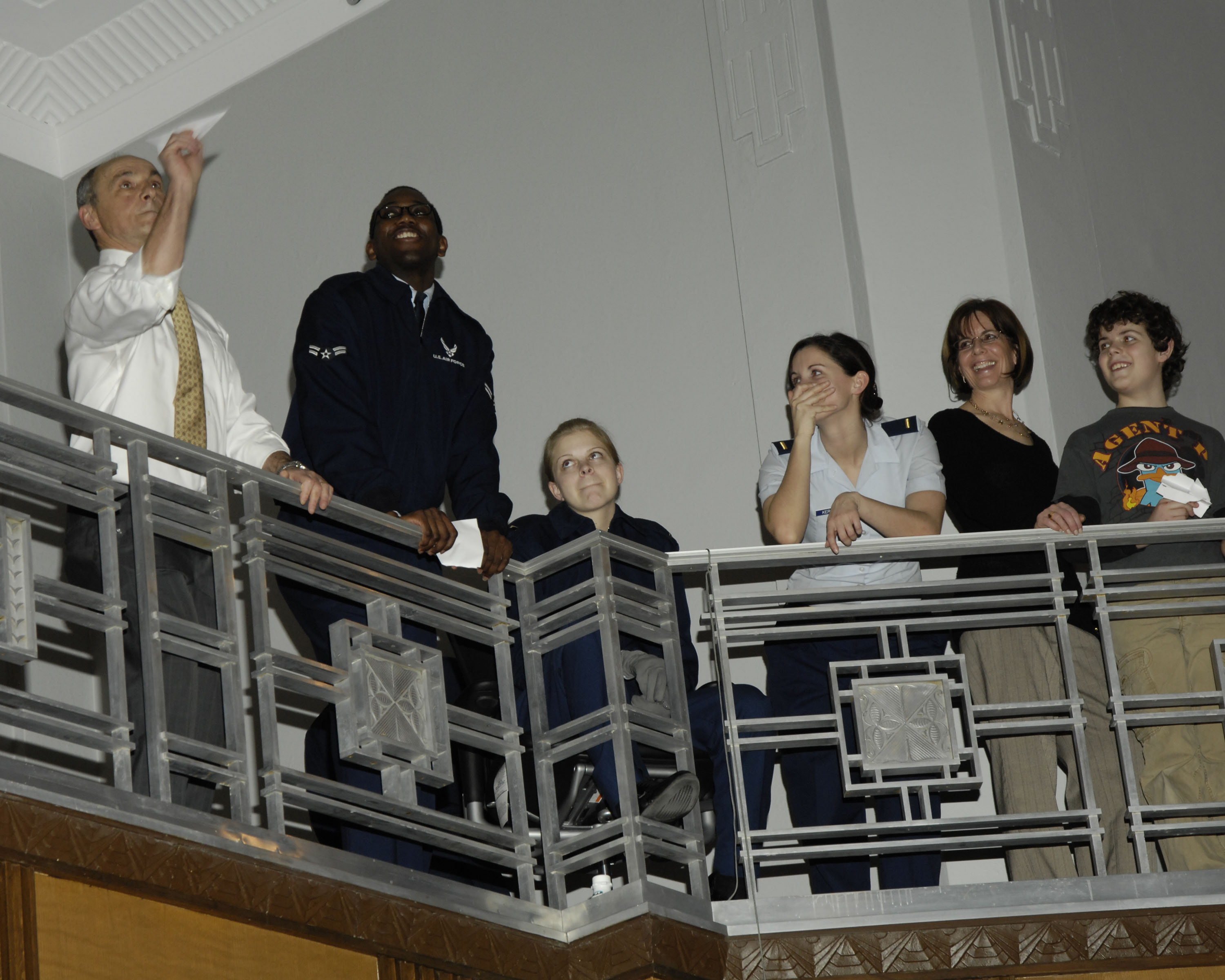 WPAFB hosts Paper Airplane Fly-Off Competition > Air University (AU ...