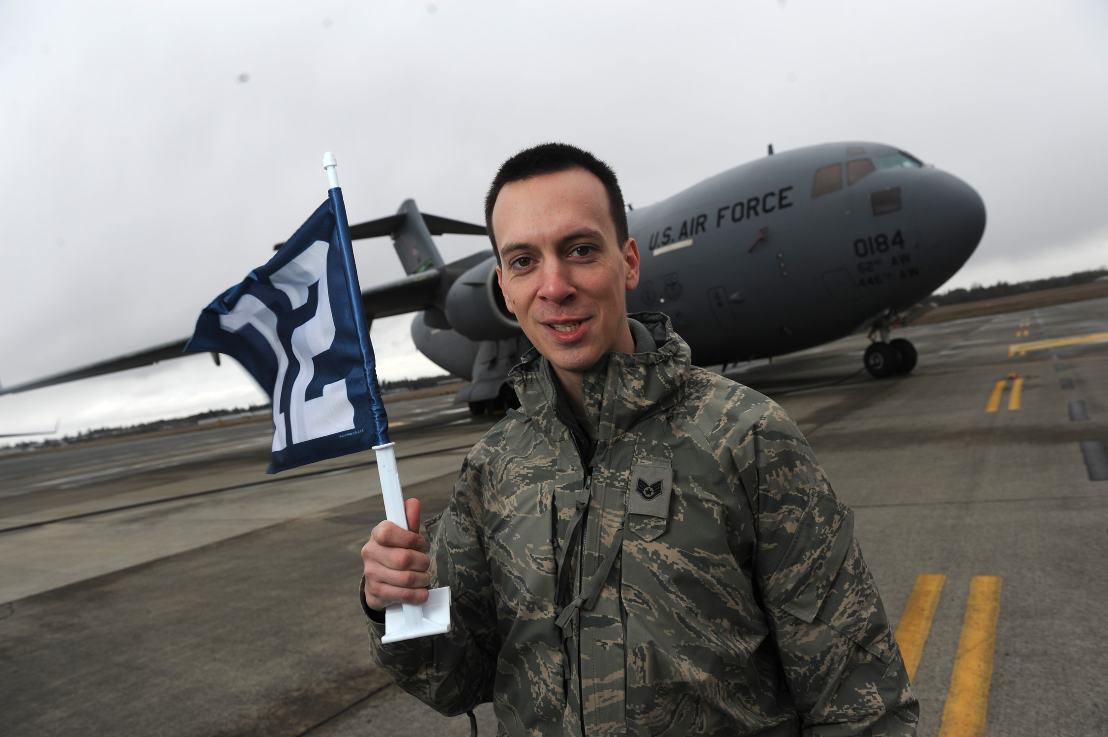 Celebrating the 12th Man and mobility Airmen