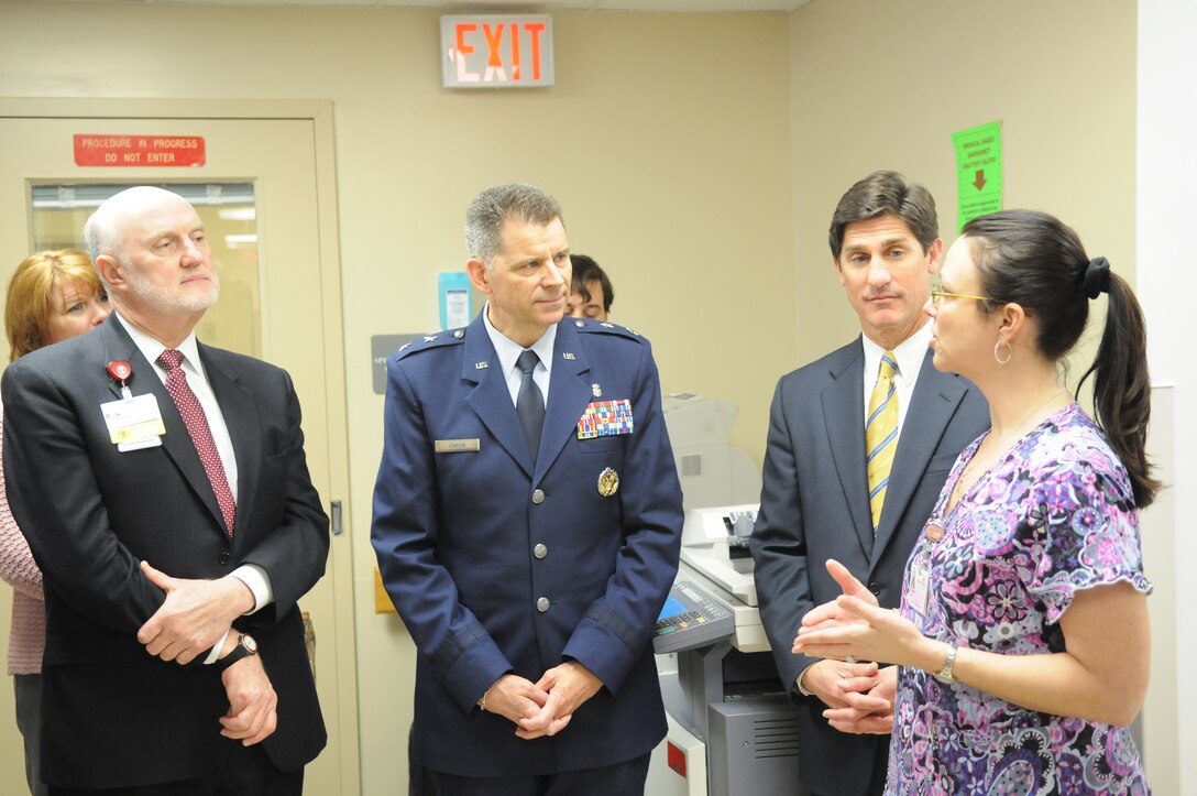 Joint Base Andrews visits Southern Maryland Hospital Center