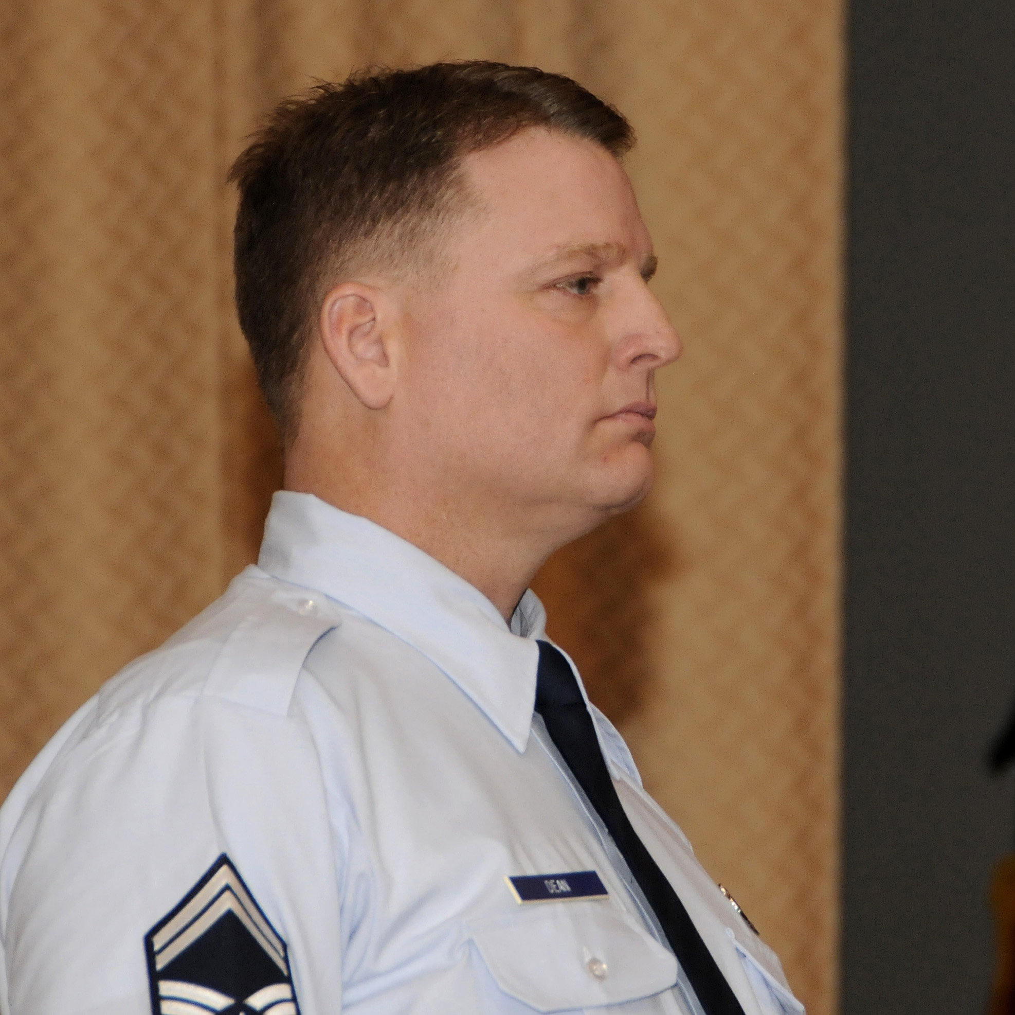 Dean is promoted to Chief Master Sgt.