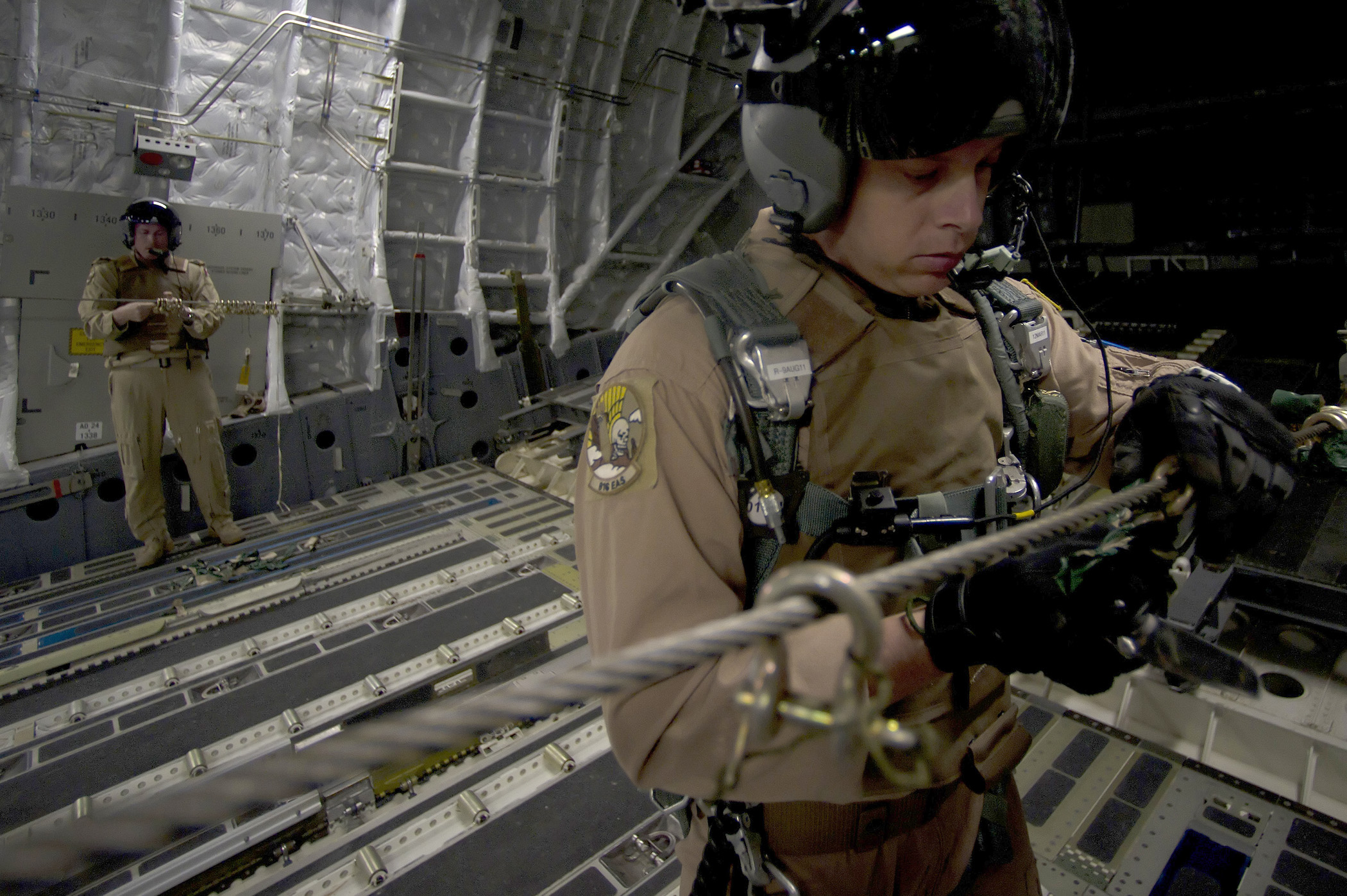 Air delivery cargo drop