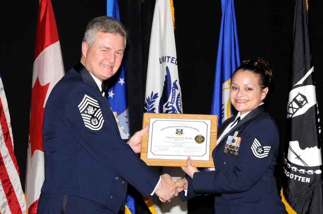 NCOA Class 11-2 distinguished graduate award