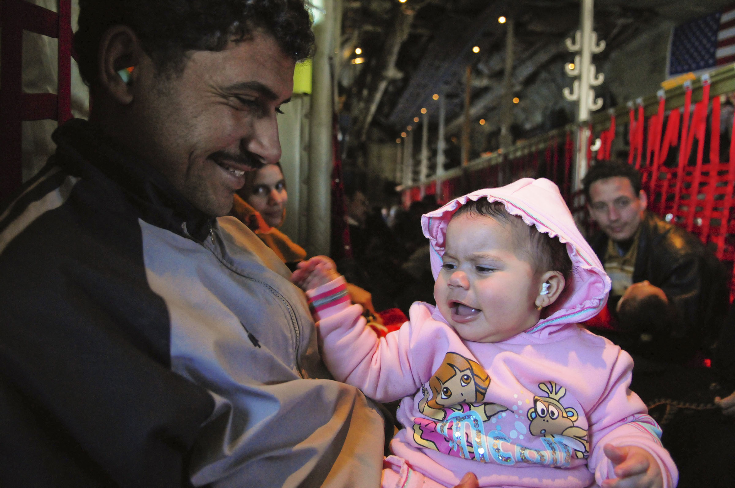An Egyptian father and daughter prepare for the long ride from Djerba ...
