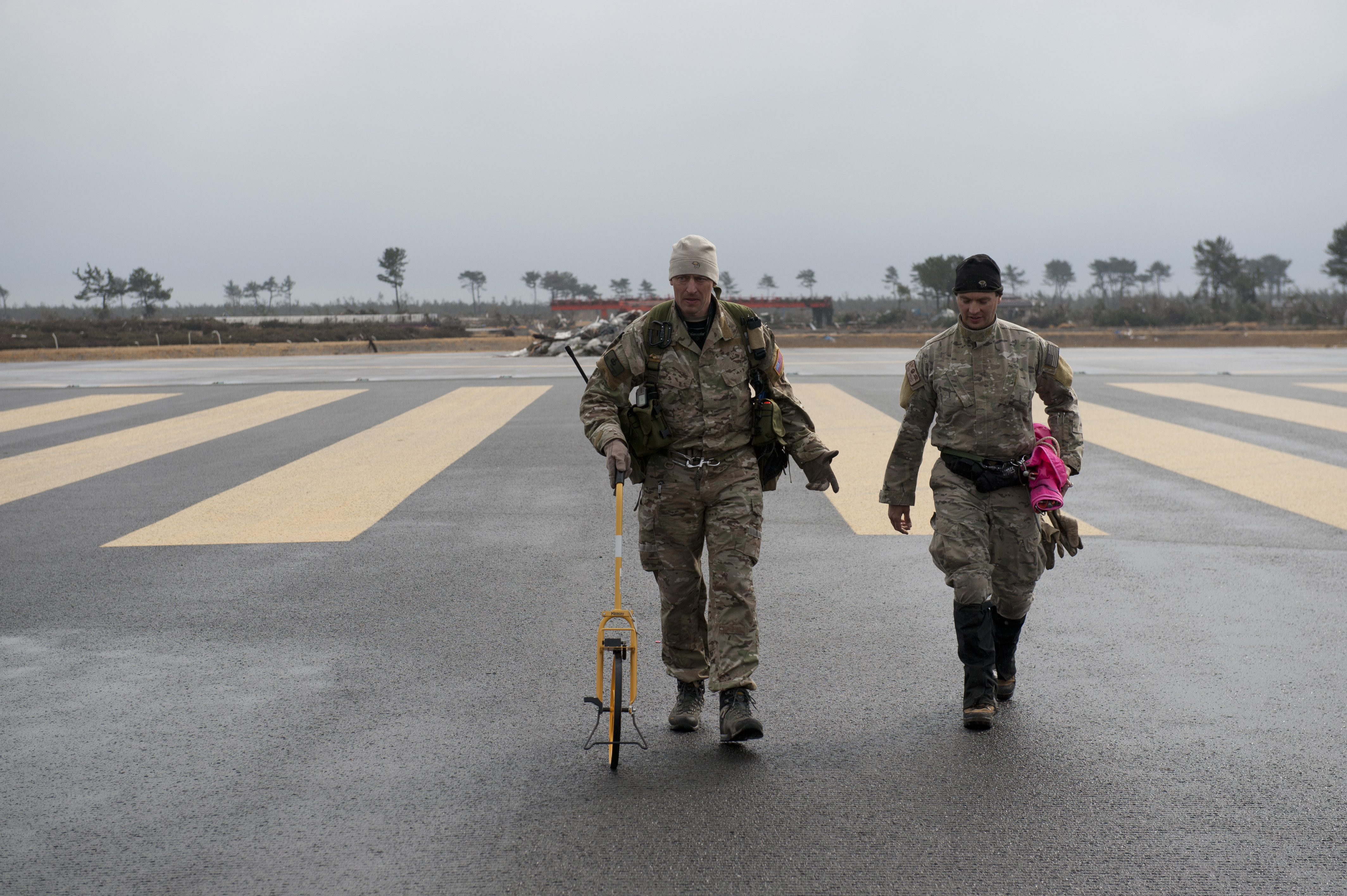 SOG Airmen open two strategic runways for relief operations