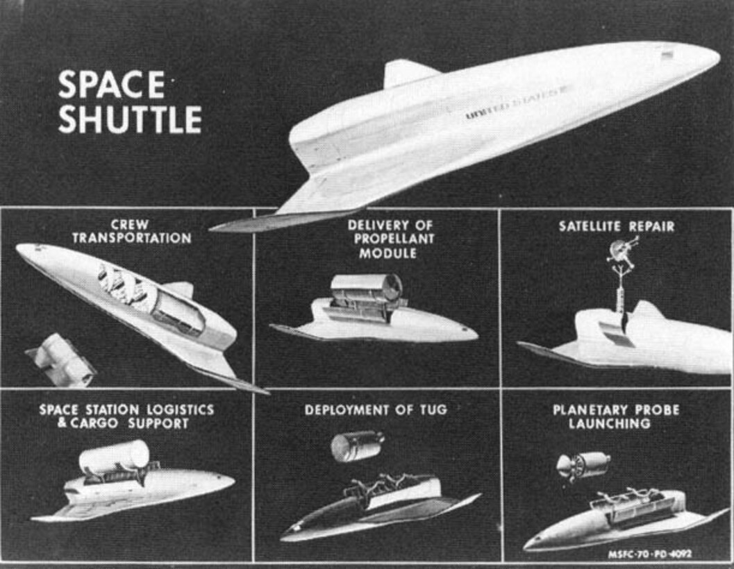 Early Designs For The Space Shuttle