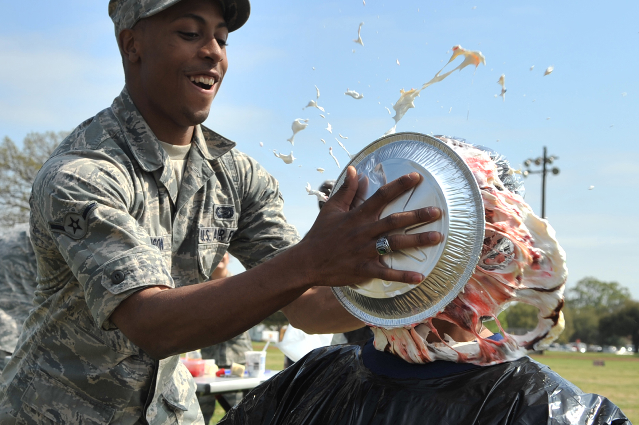 Army Pie In The Face