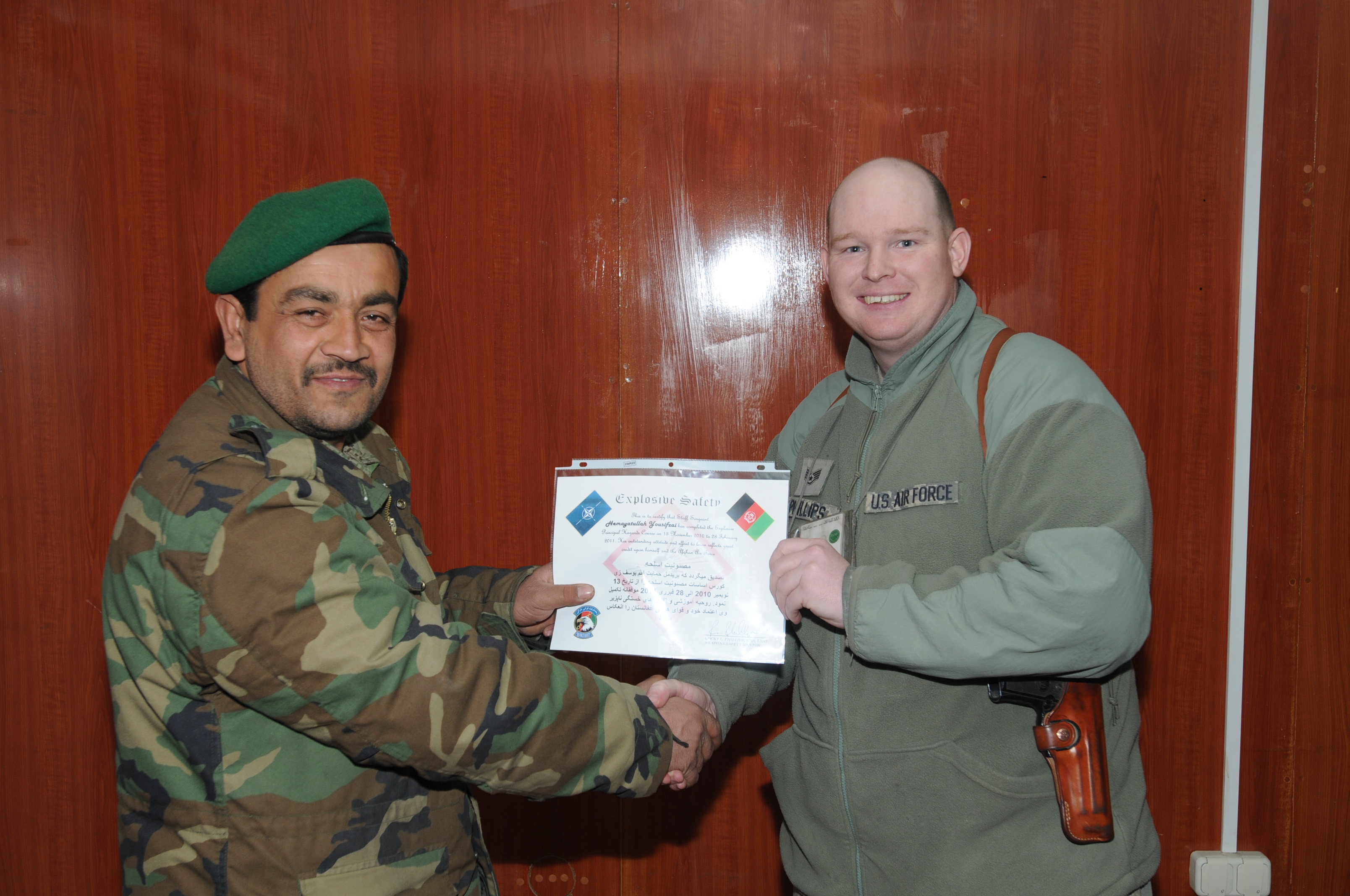 AAF graduates first weapons safety NCO > U.S. Air Forces Central > News