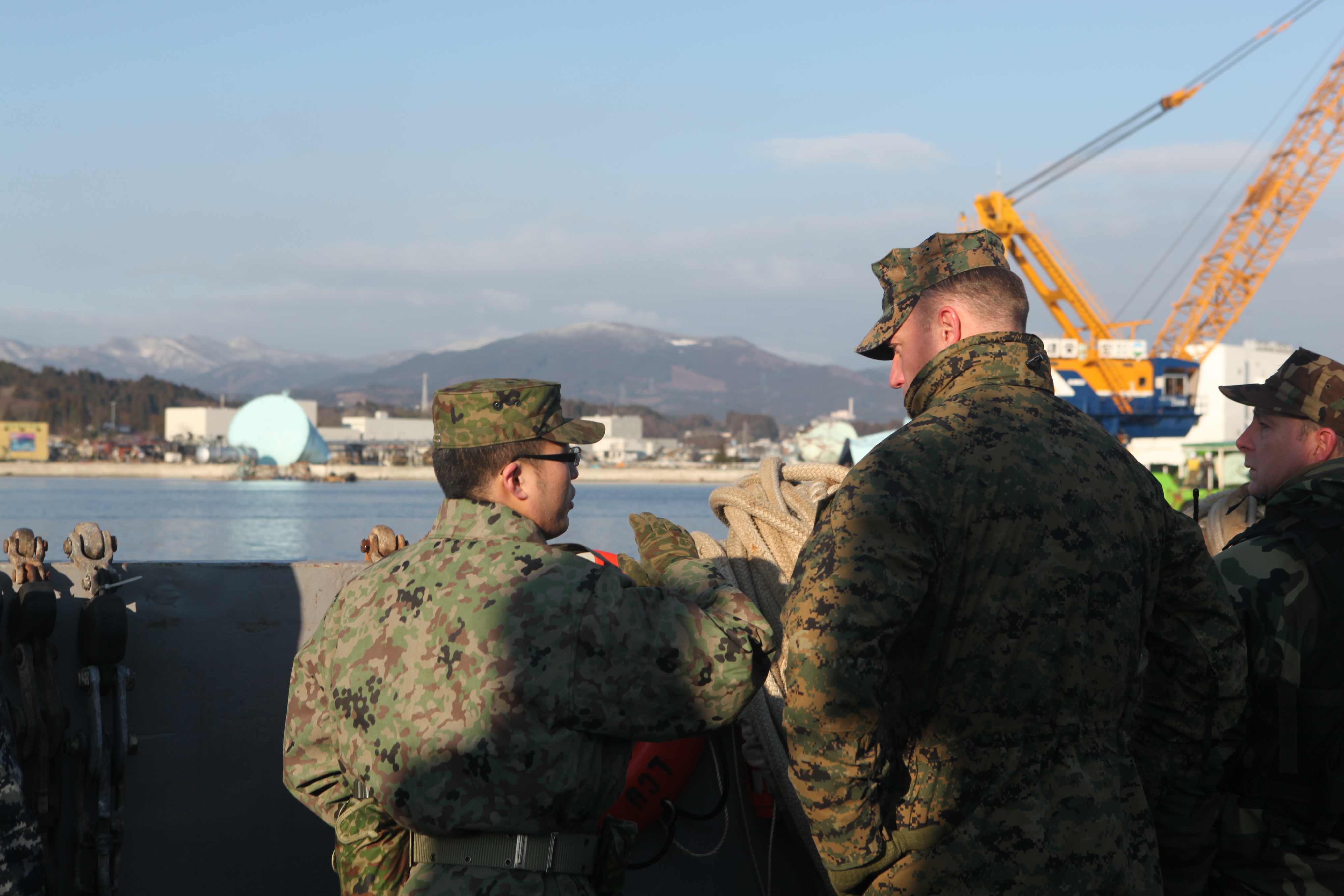 Japanese liaison officer helps relief efforts > United States Marine ...
