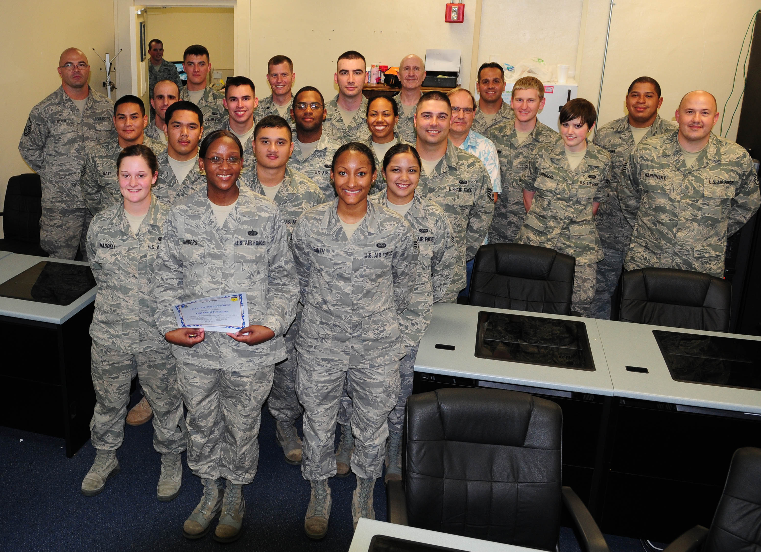 Andersen's Best: Tech. Sgt. Sharel Sanders, 36th Communication Squadron ...