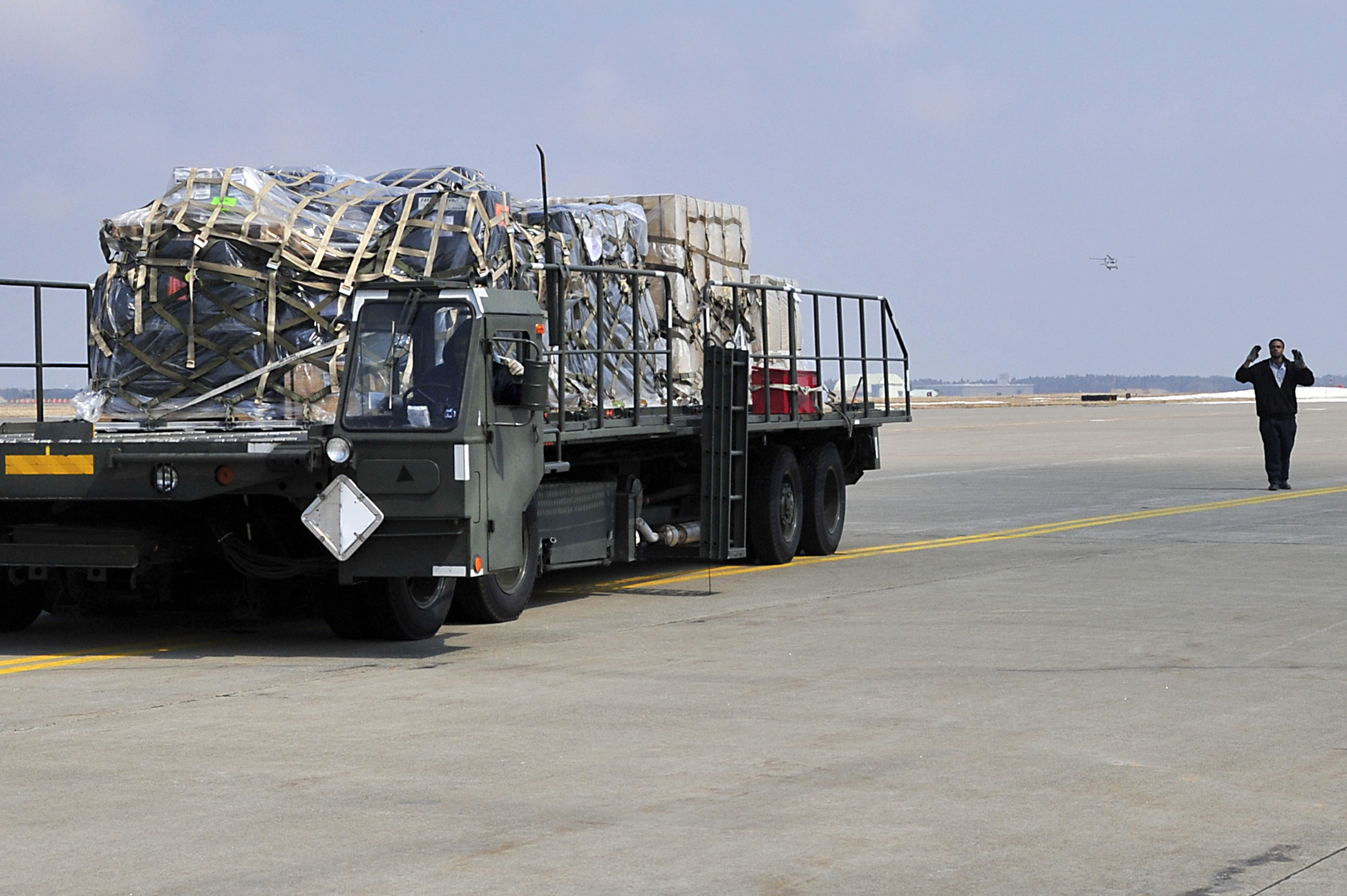 Supplies continue to arrive